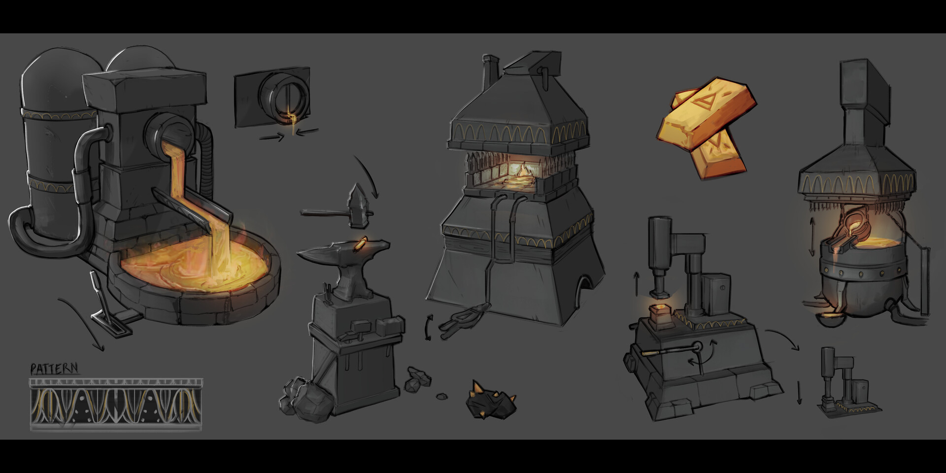 ArtStation - FORGE CONCEPT ART