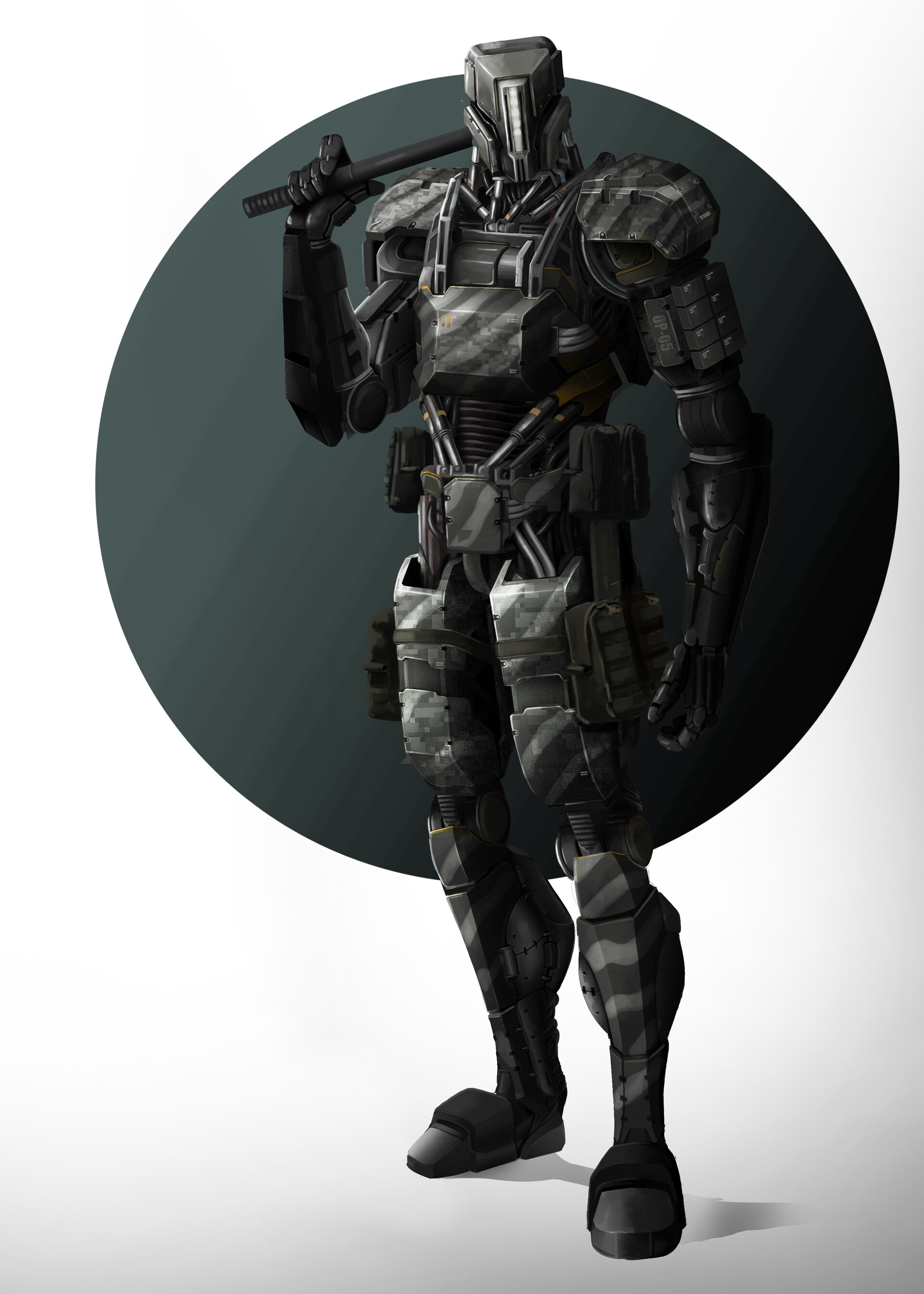 Future Combat Armor Concept Art