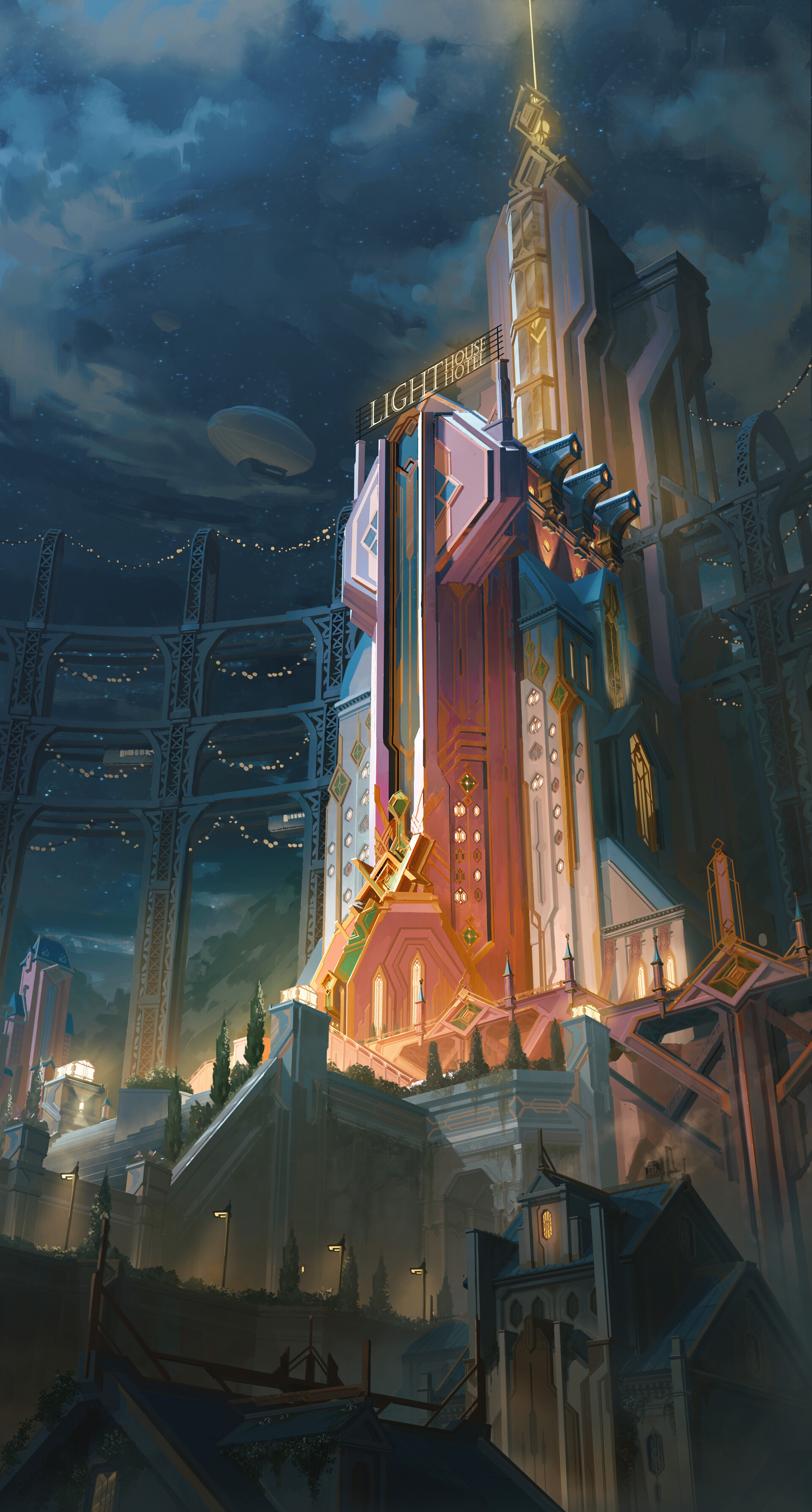 ArtStation - 灯塔旅馆-LIGHTHOUSE HOTEL