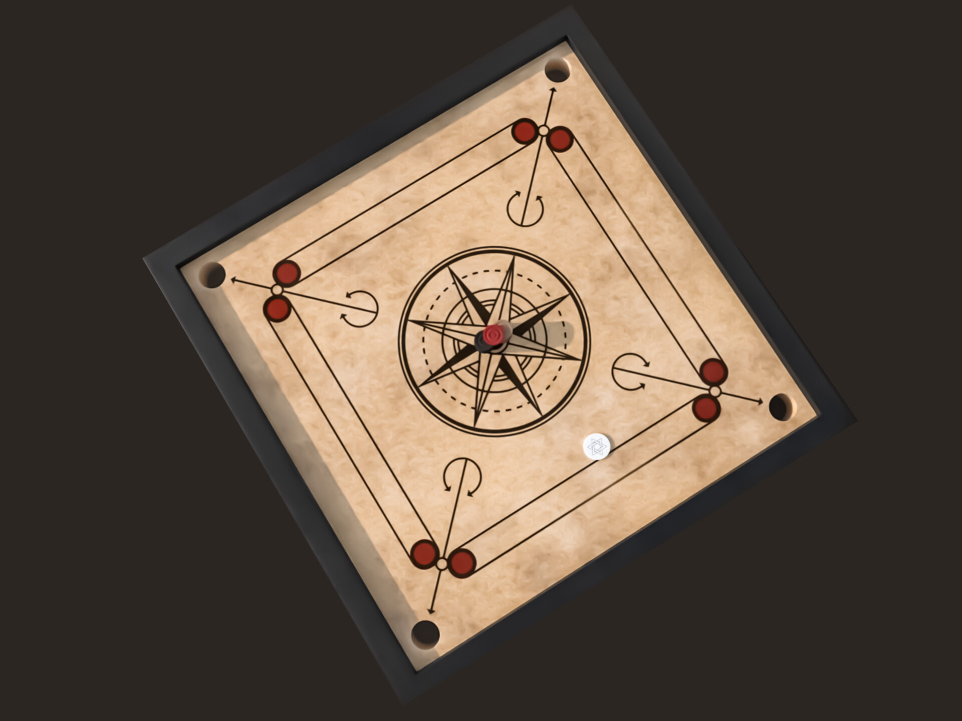 ArtStation - 3D Carrom board