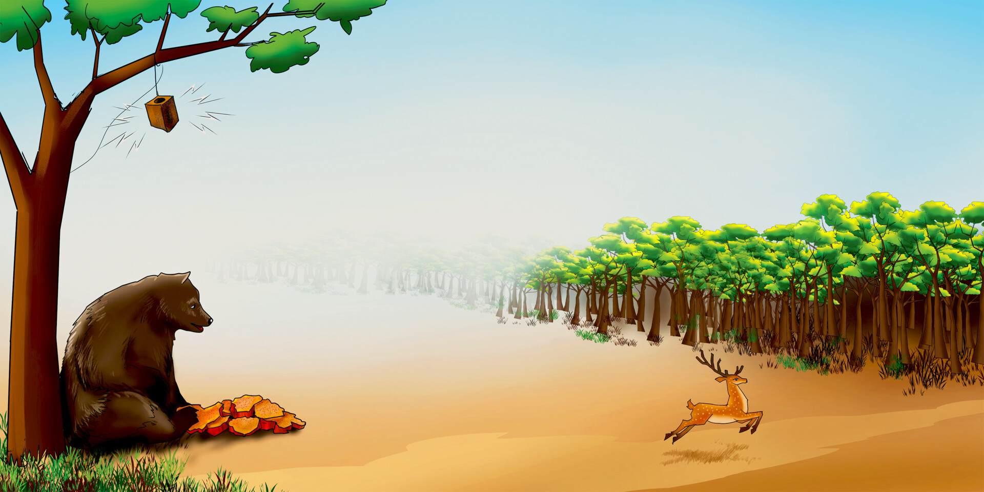 ArtStation - Why giraffes have long necks comic book