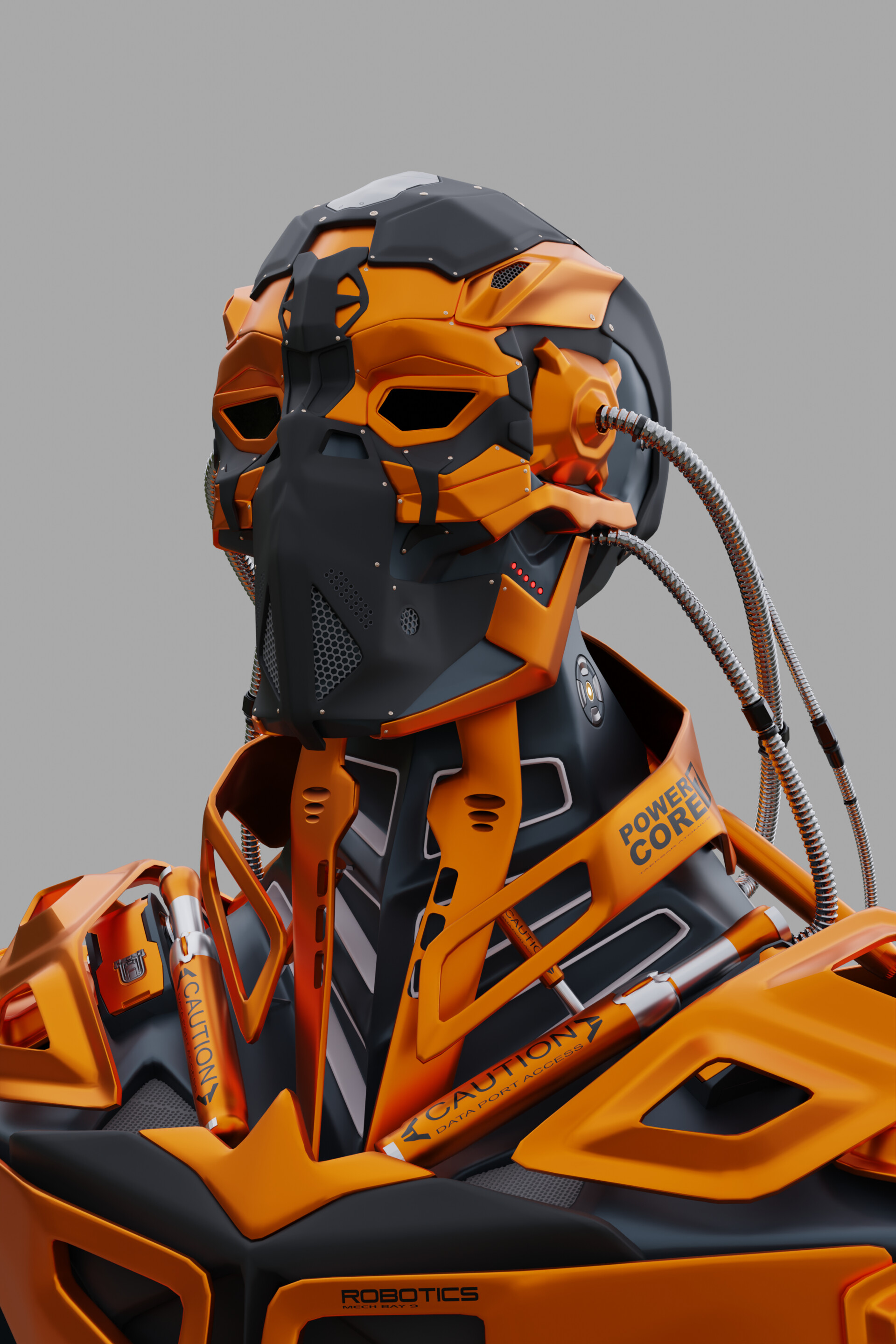 ArtStation - Mech head