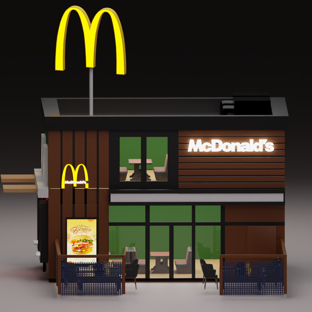 ArtStation - Poly MC Donald's