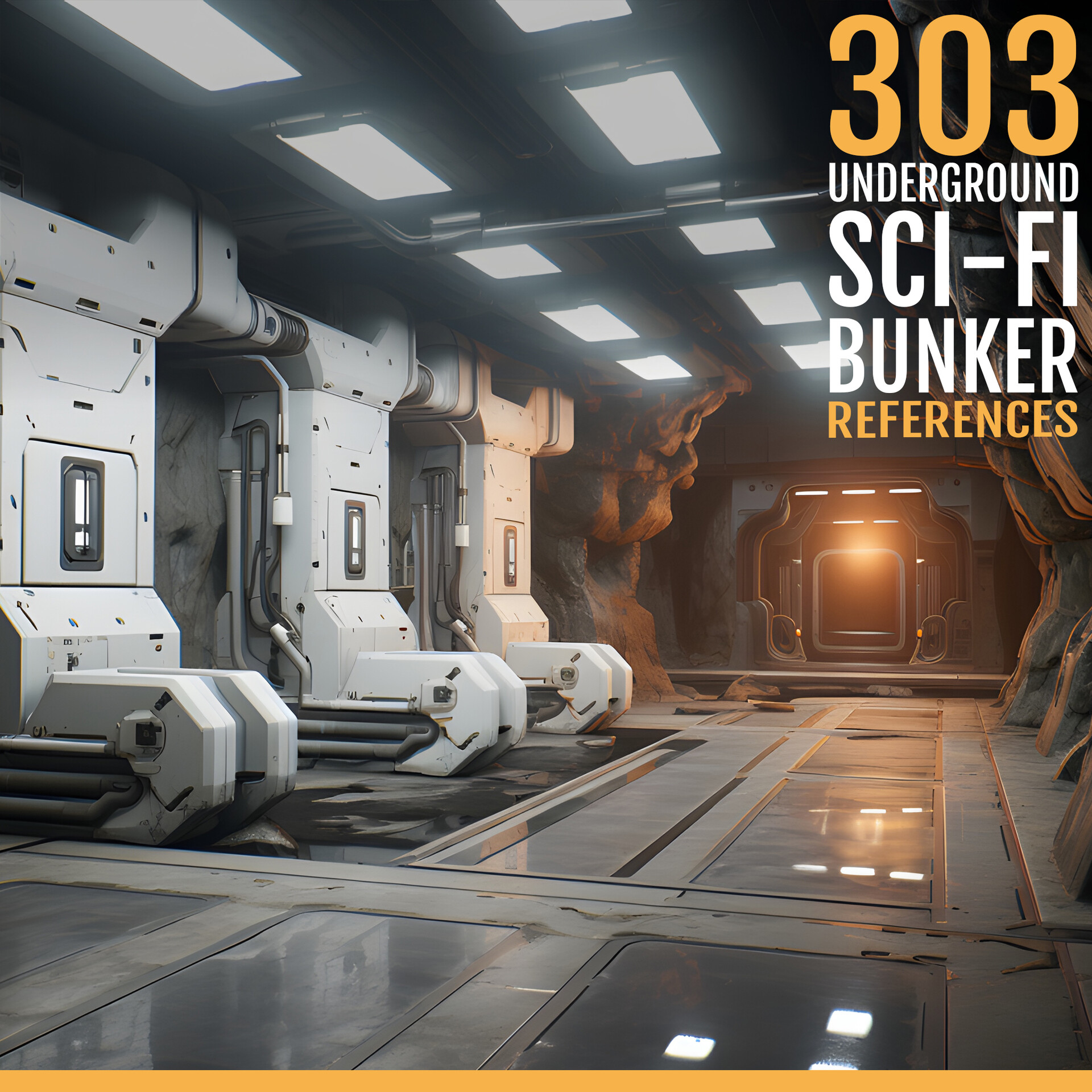 ArtStation - 303 Underground Sci-Fi Bunker