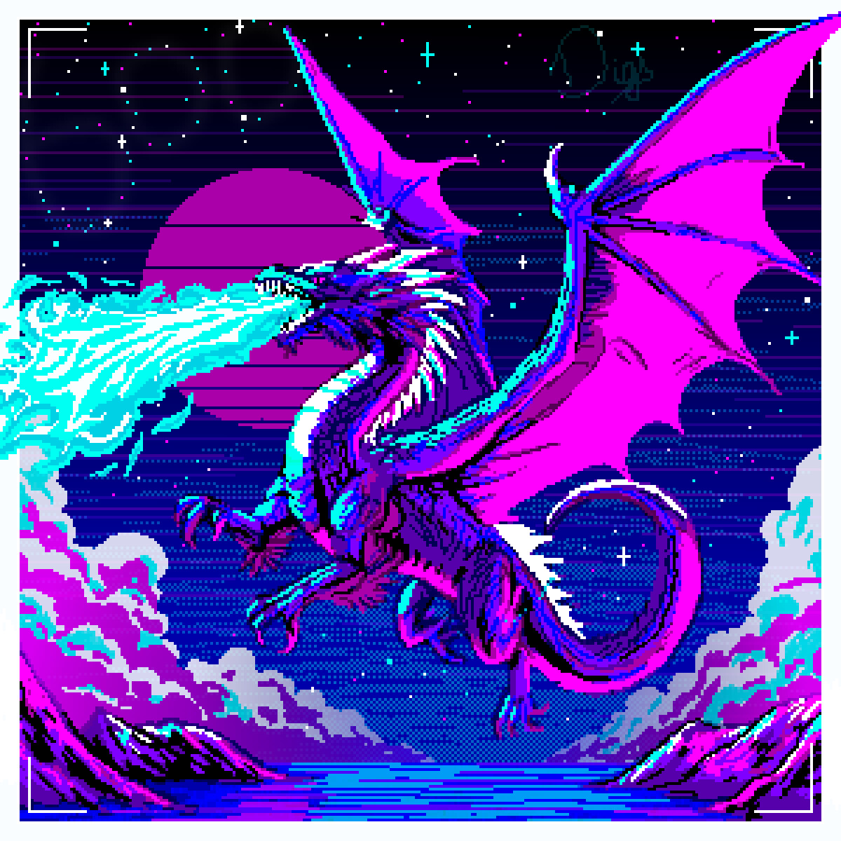 ArtStation - Neon Dragon