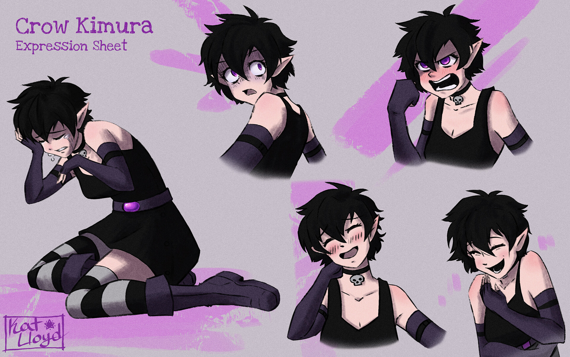 ArtStation - Character Design Process - Crow Kimura