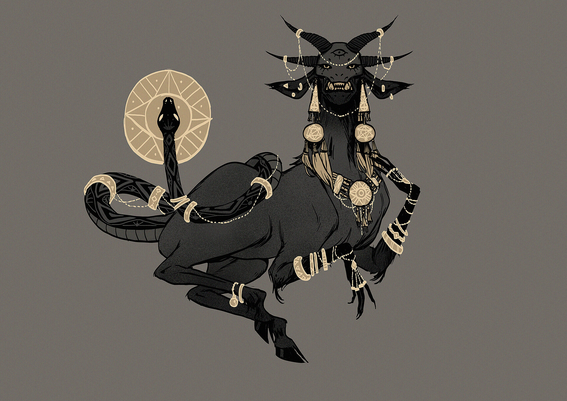 ArtStation - sun monster