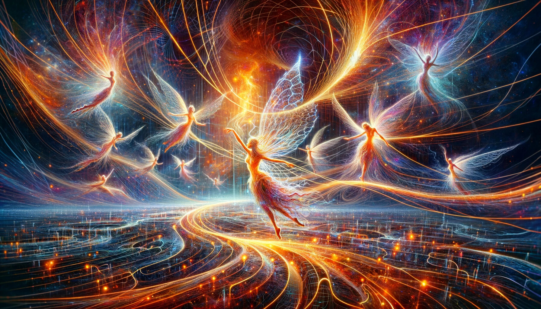 Archana Mishra | Portrait & Fine Art Artist - Quantum Ballet: Cosmic ...