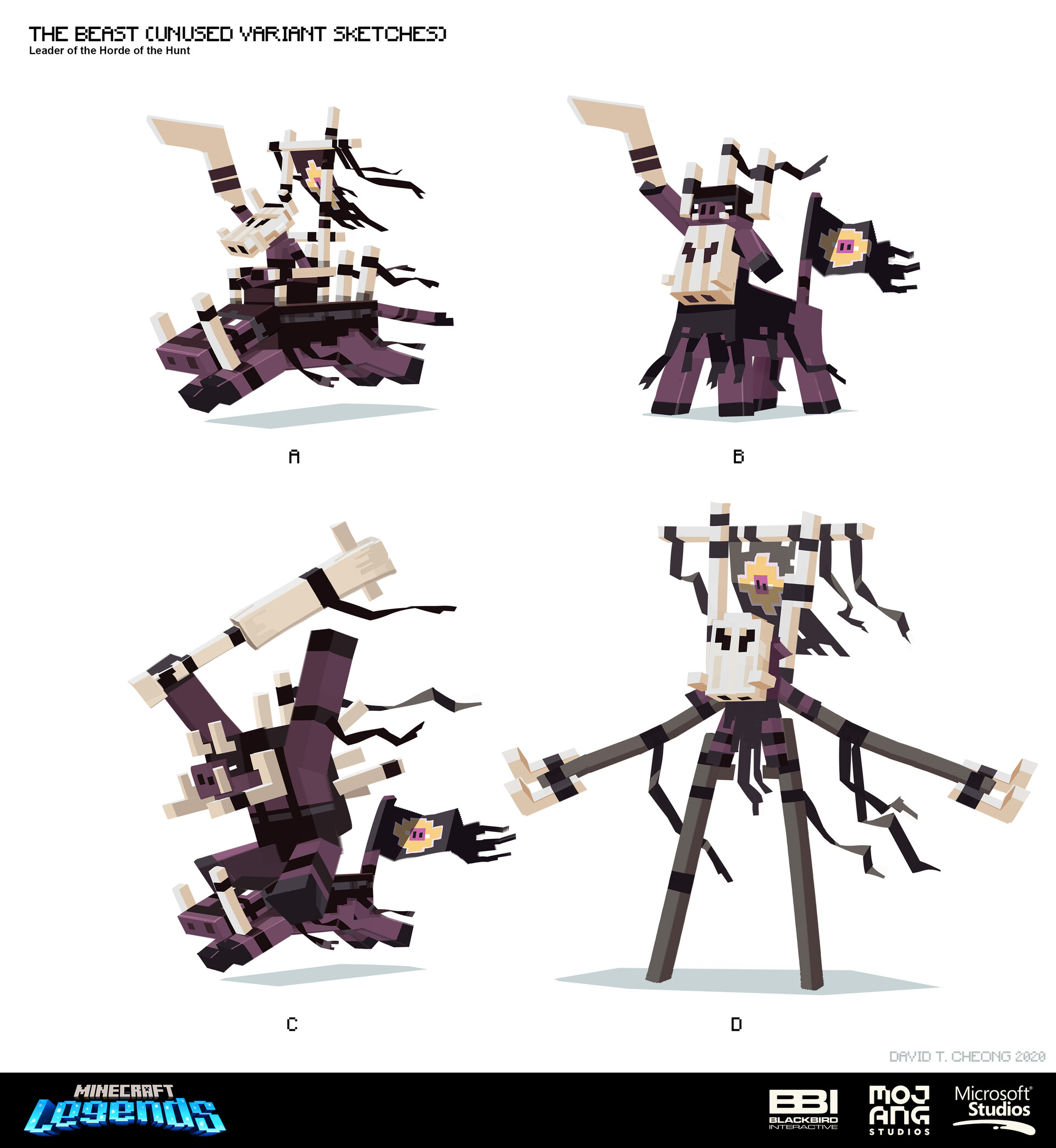 David Cheong - Minecraft: Legends - Piglin Character/Unit Designs