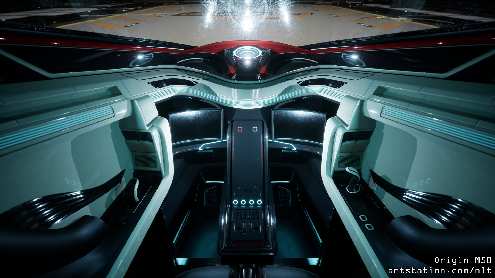 Nathan Le Tallec - Origin M50 Interceptor from Star Citizen [FAN ART]