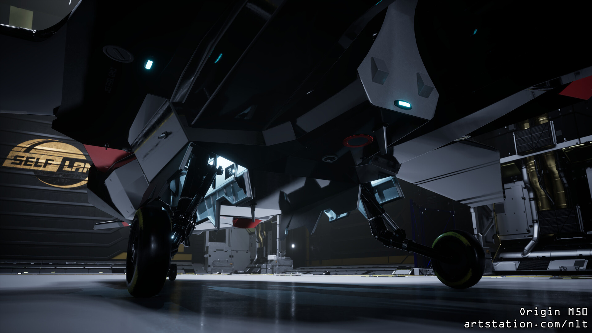 Nathan Le Tallec - Origin M50 Interceptor from Star Citizen [FAN ART]