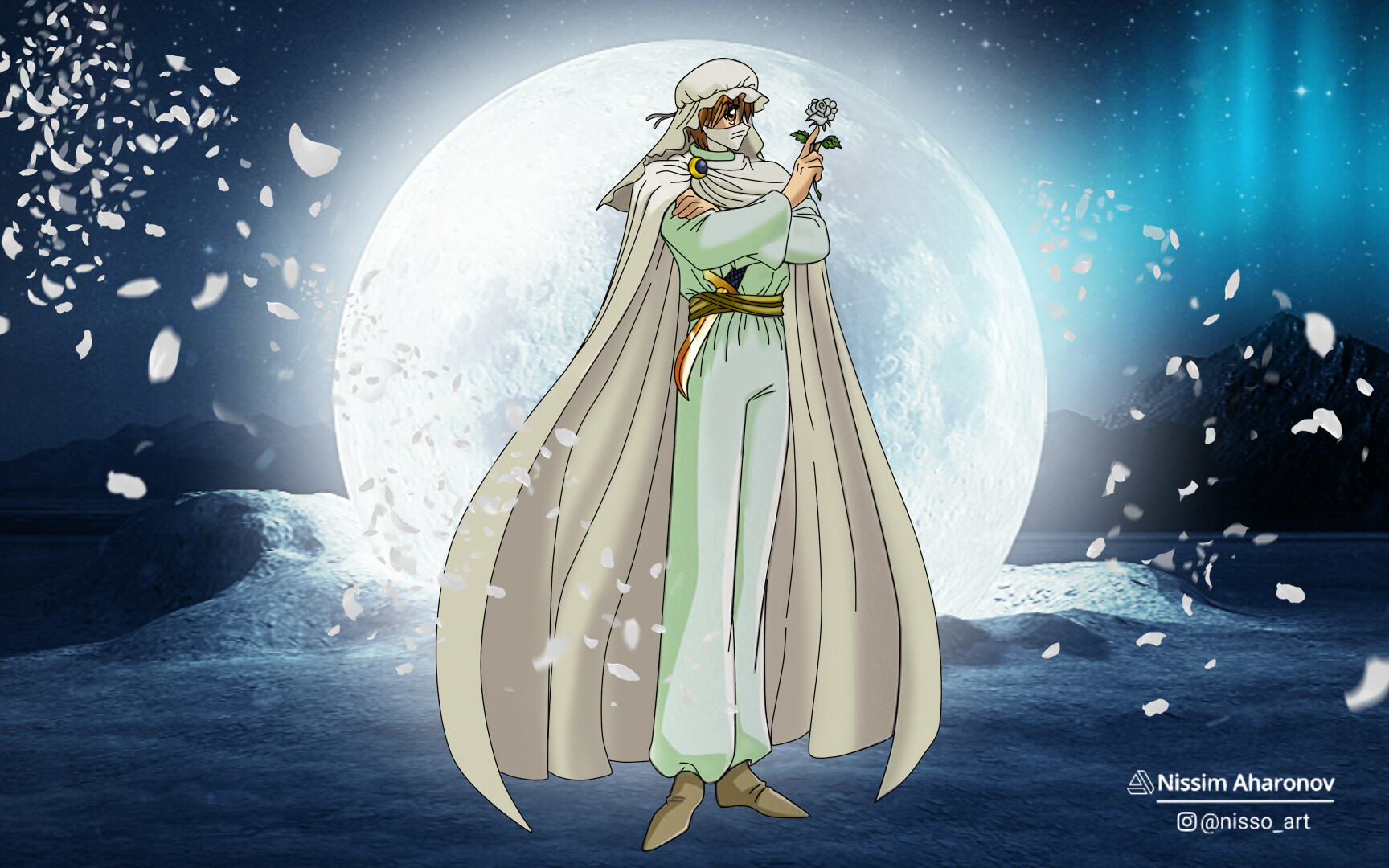 ArtStation - Kaito as moonlight knight