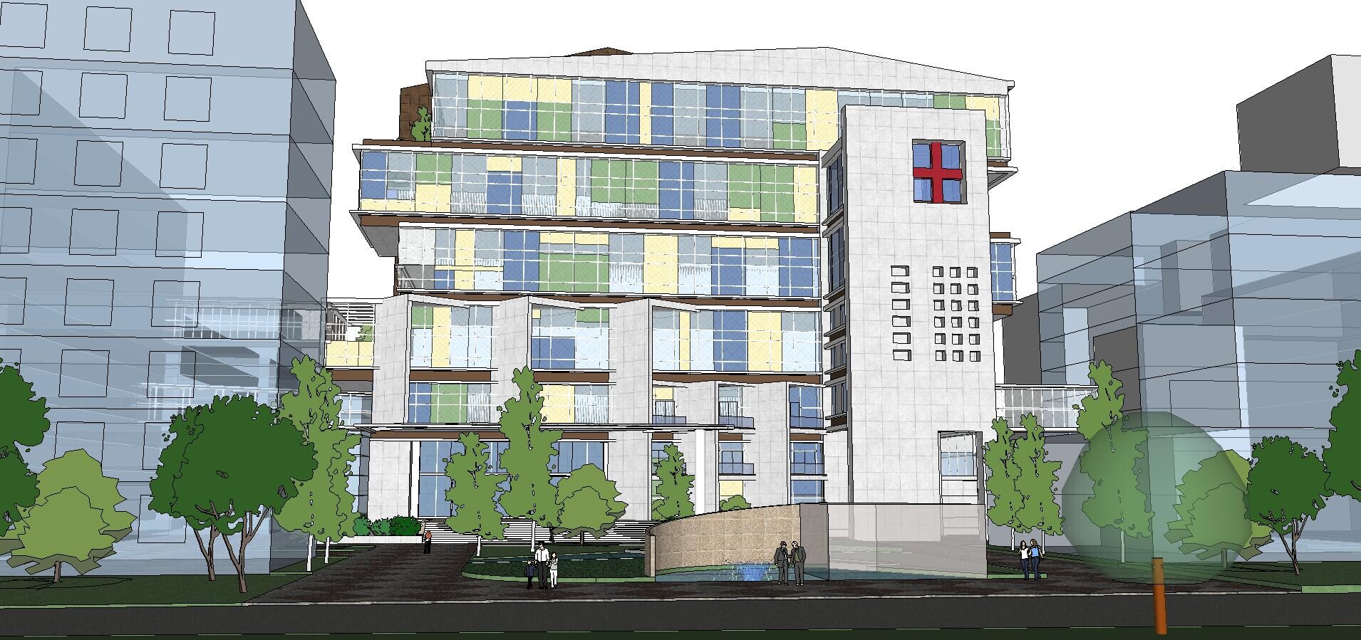 fumaxliu - Sketchup City social Building-Hospital -012