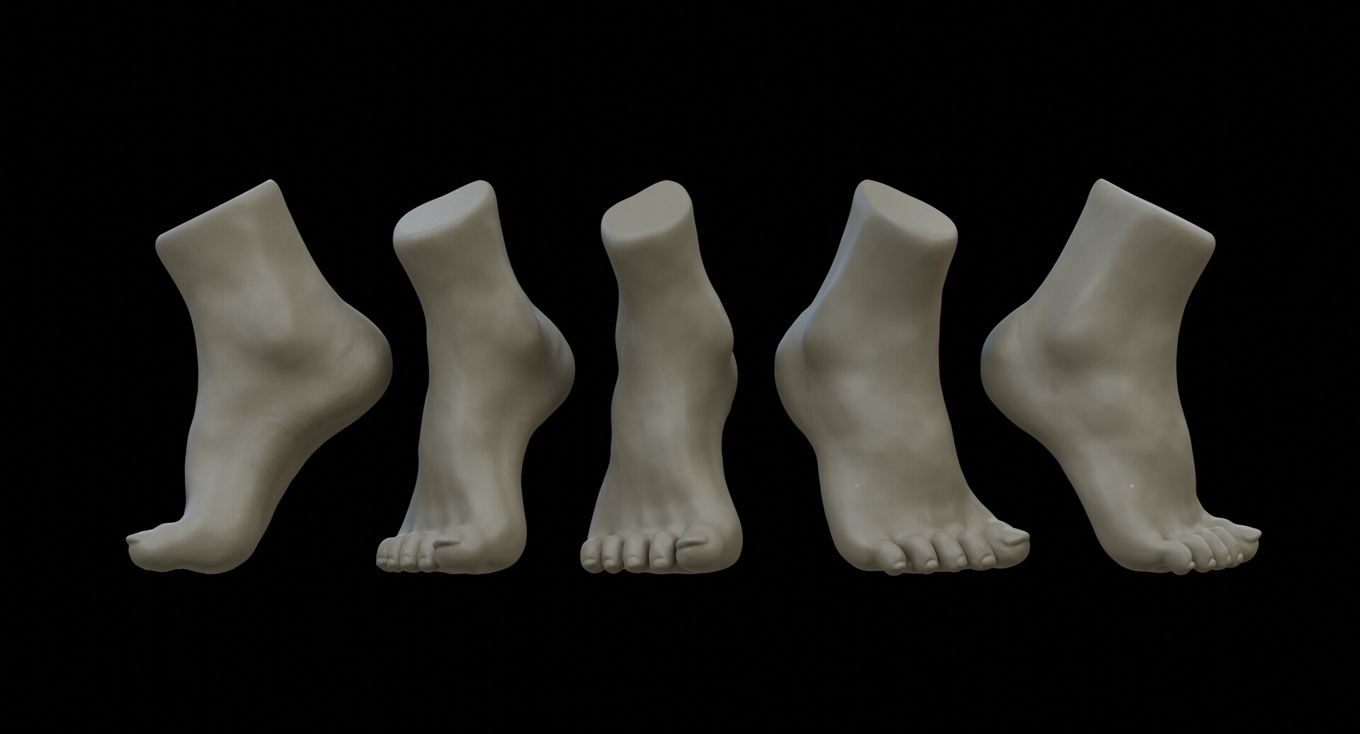 ArtStation - Foot study I