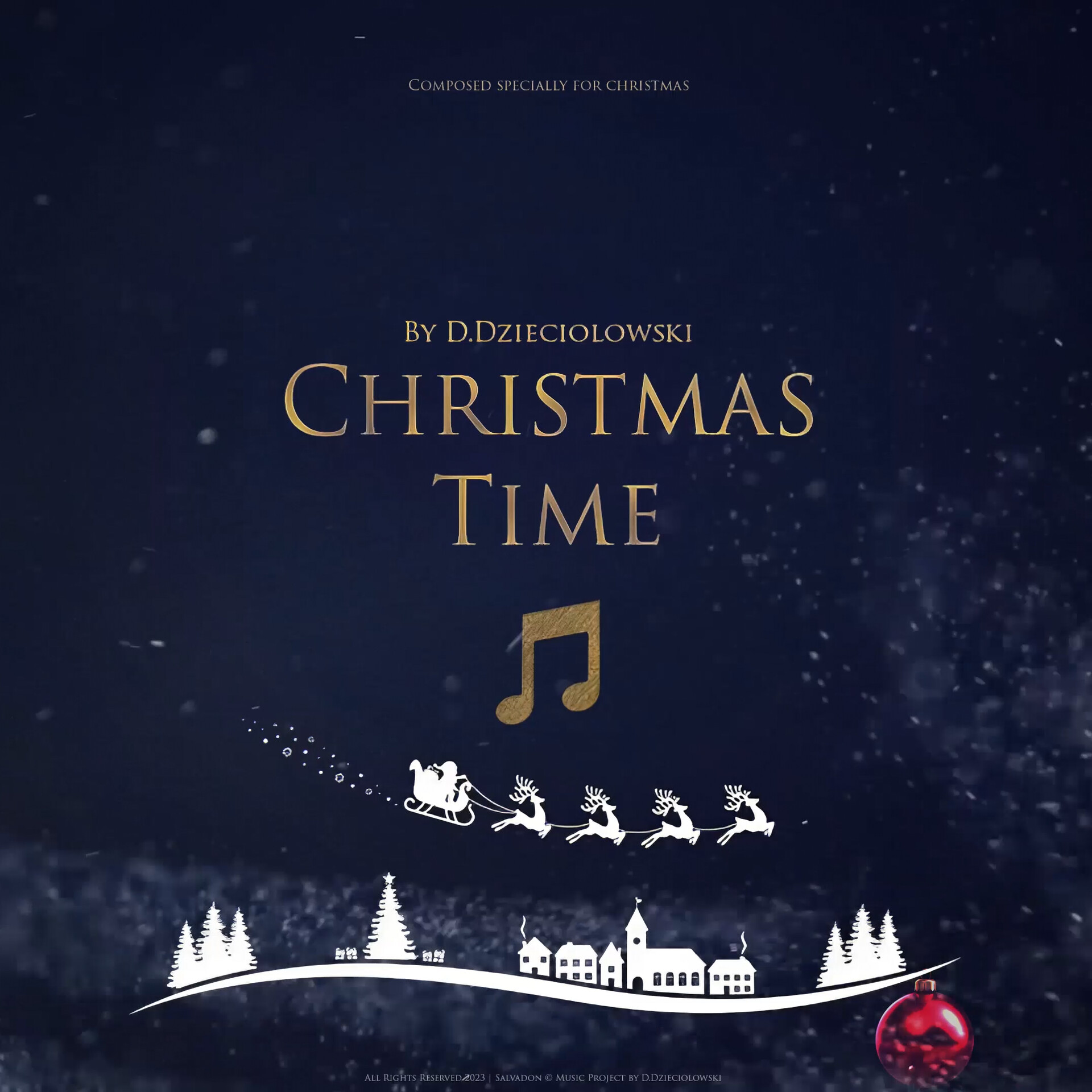 DreitArt . - "Christmas Time" music cover | For D.Dzieciolowski Composer
