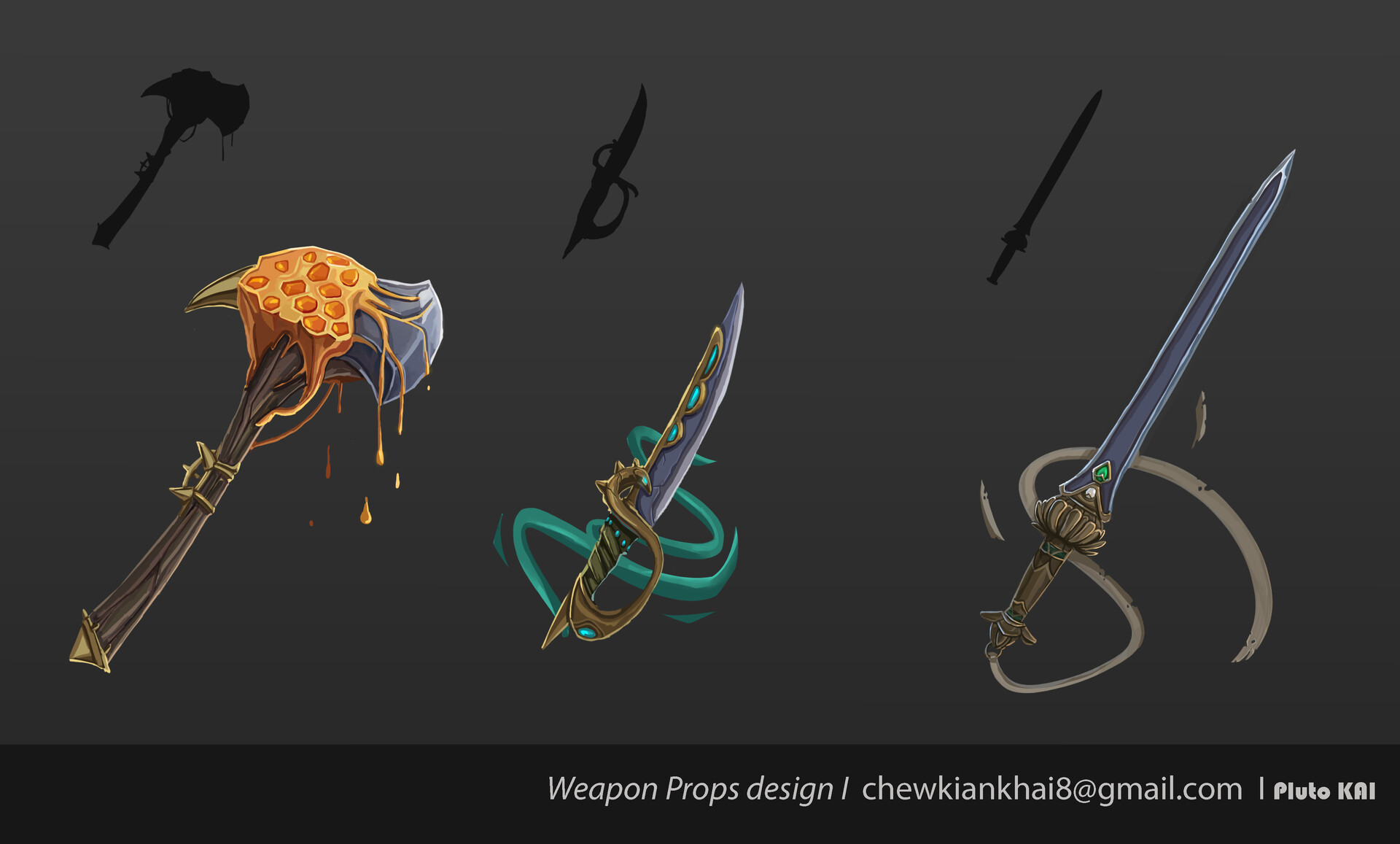 ArtStation - Weapon props design