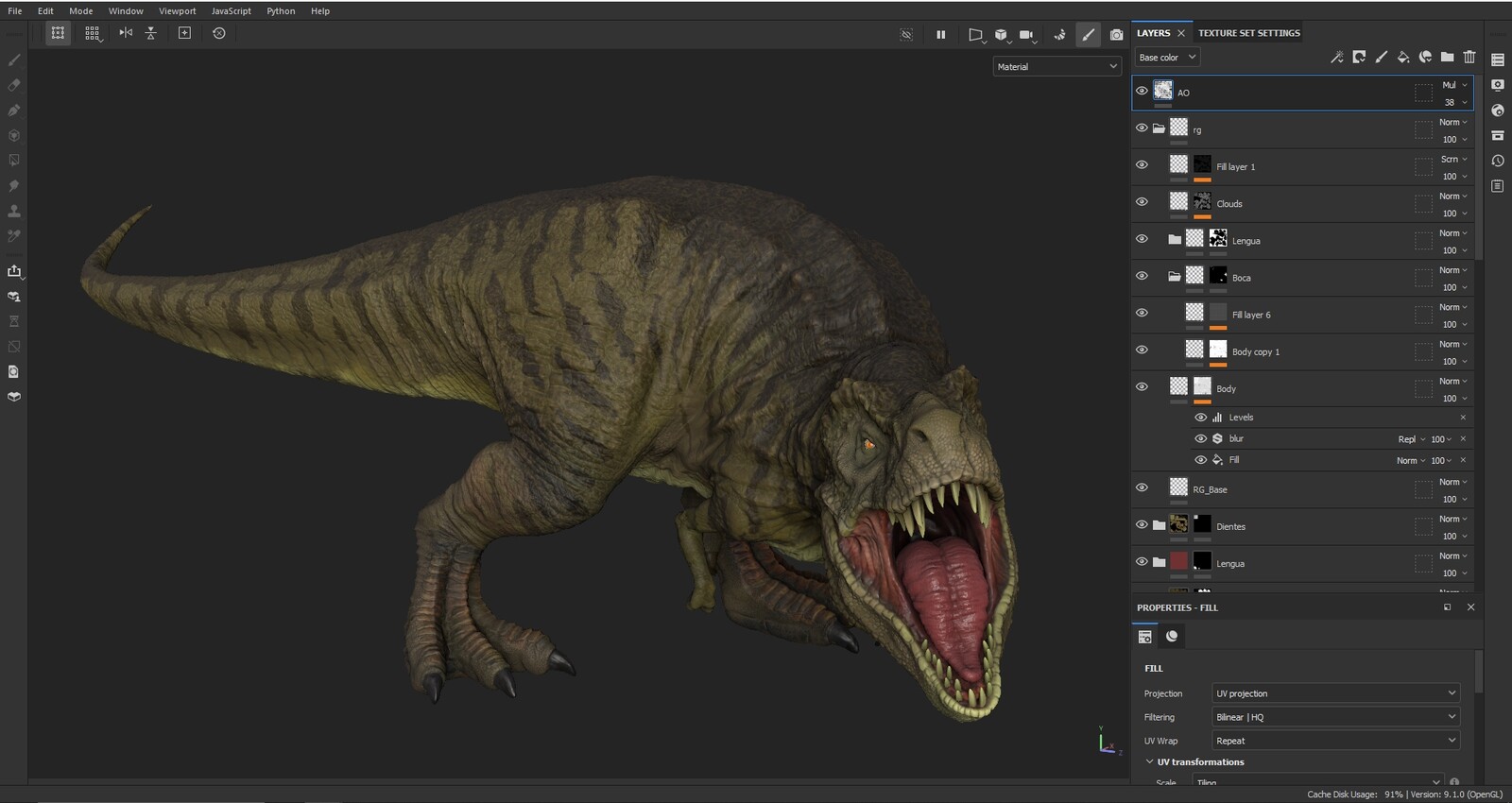 Raul Dolcet - T-Rex Game ready