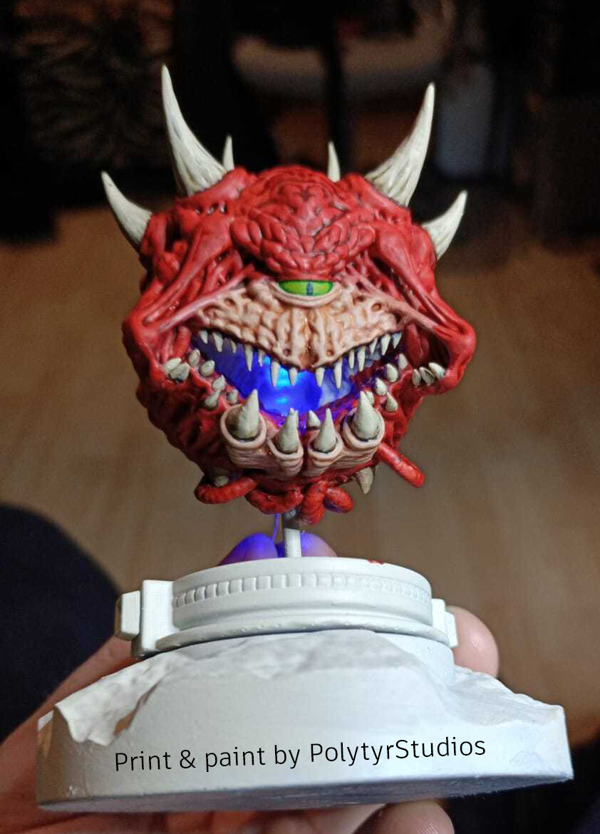 Jeff Dronkers | Character Artist - Cacodemon - 3D Print Model