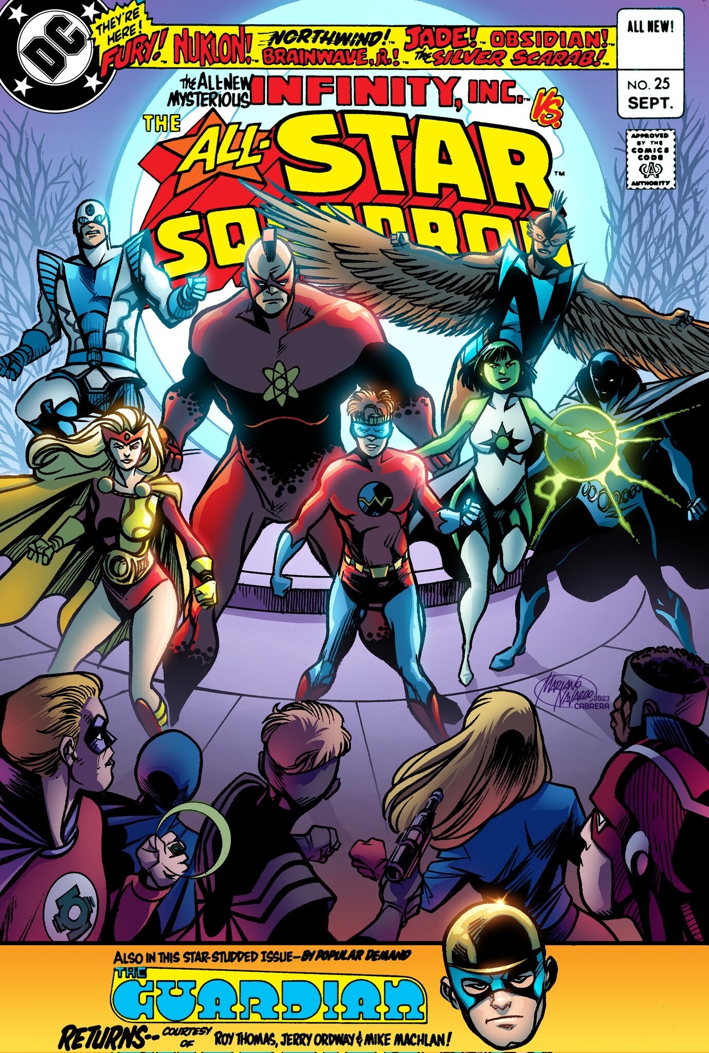 ArtStation - Infinity Inc. anniversary - comic cover remake