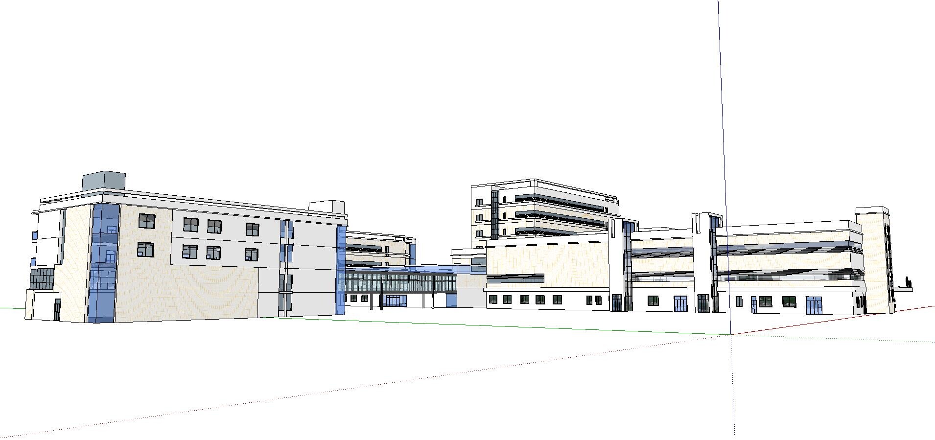 fumaxliu - Sketchup City social Building-Hospital -025
