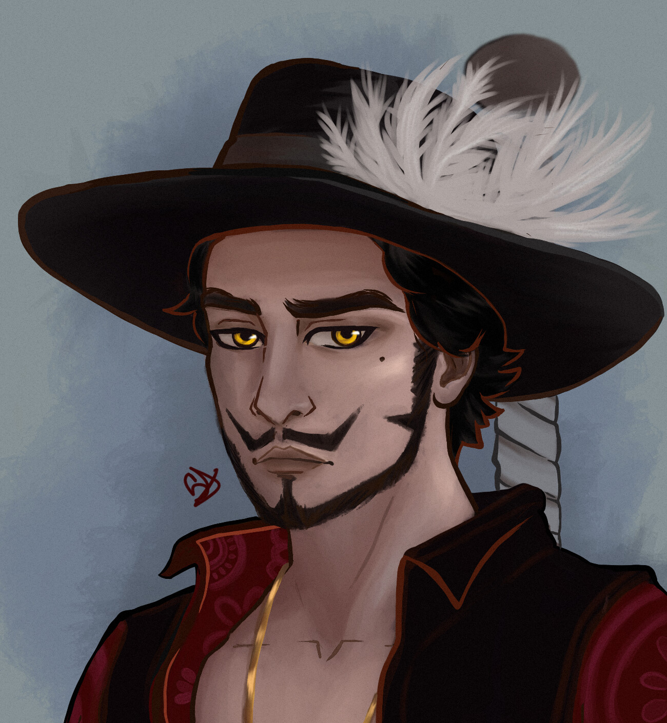 ArtStation - Dracule Mihawk Fan Art