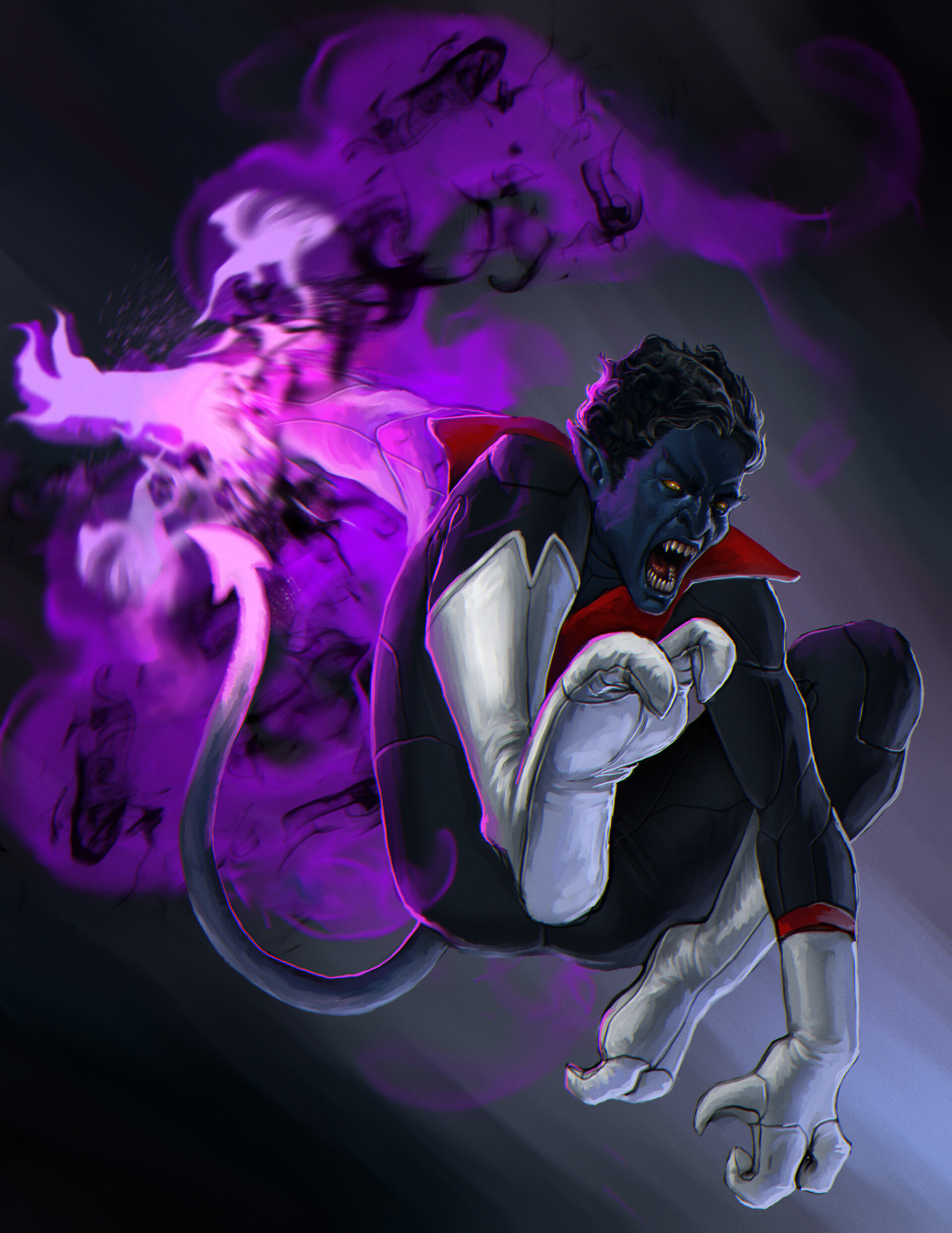 Nightcrawler Face Tattoos