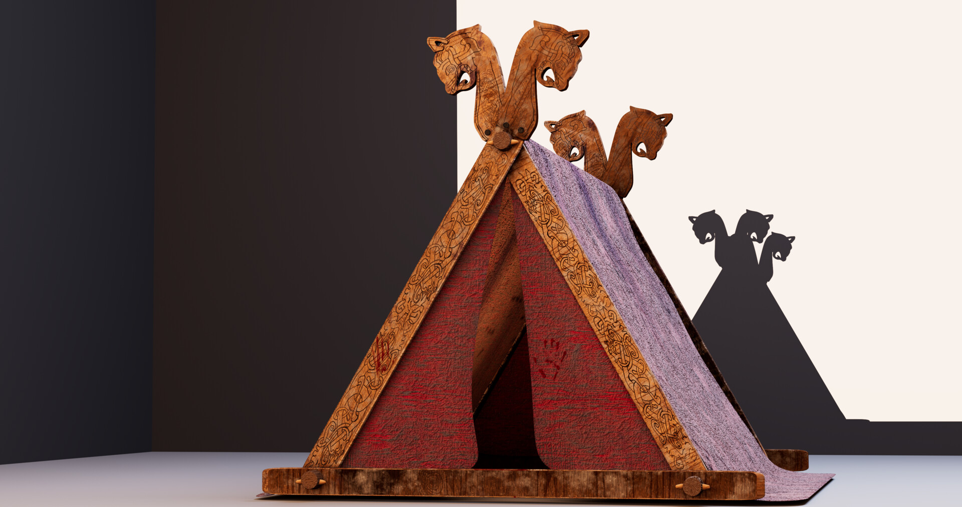 ArtStation - Semester Assignment - Viking Tent