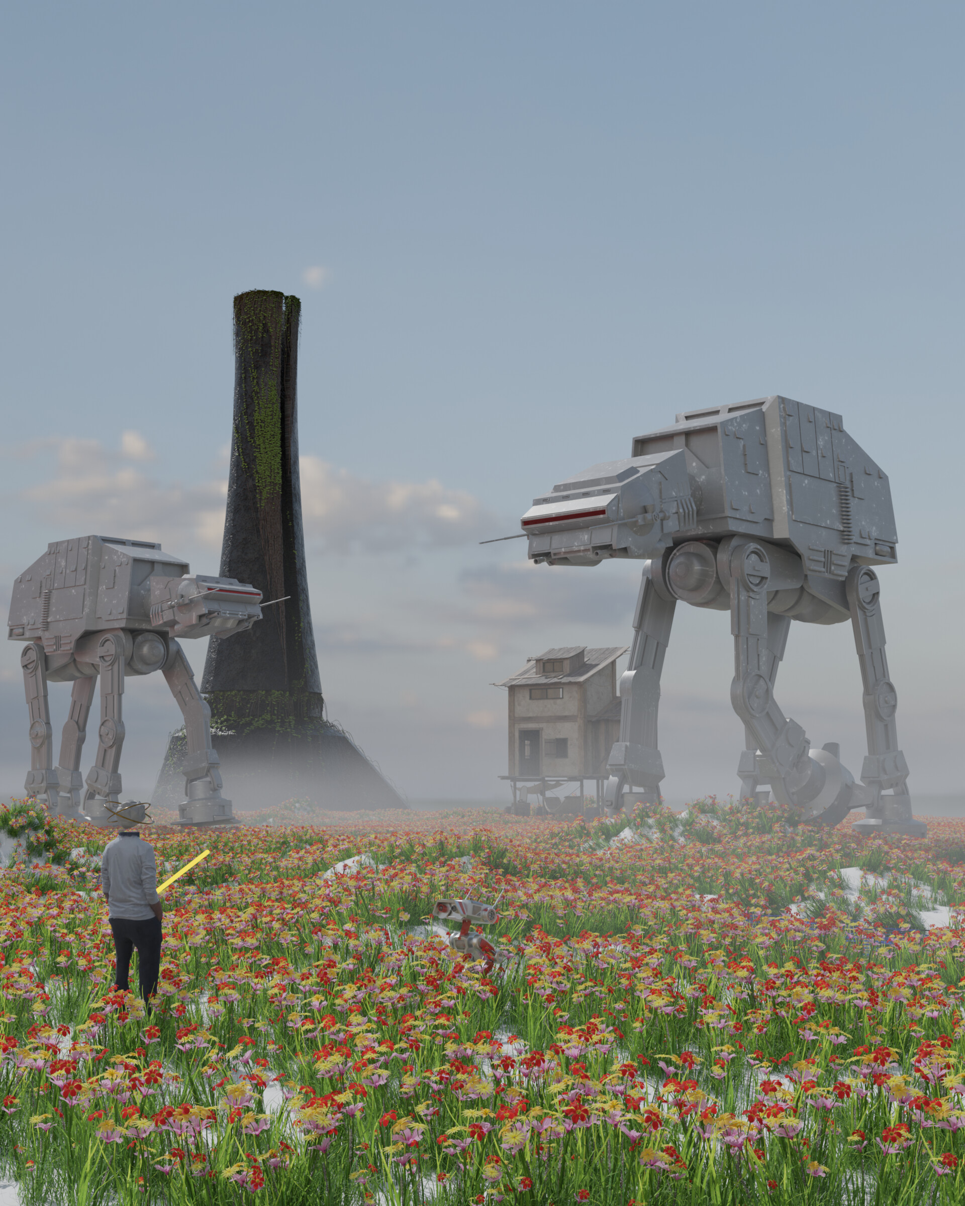 ArtStation - A Star Wars landscape