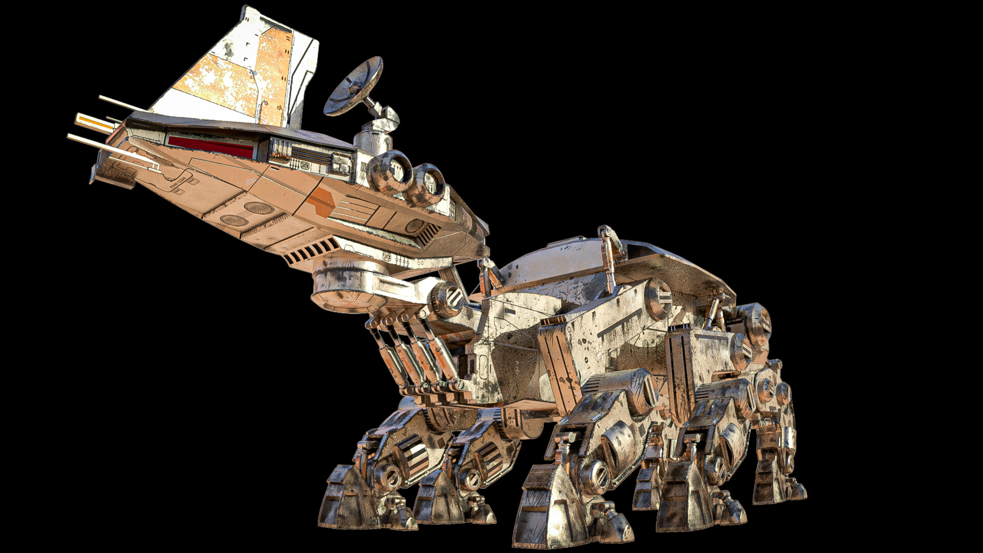 ArtStation - Walking Mech (CA: Longque Chen)