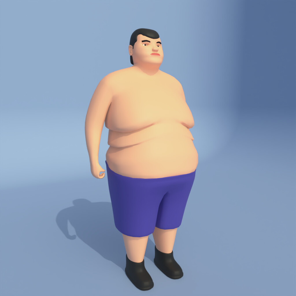 ArtStation - Fat Male Character
