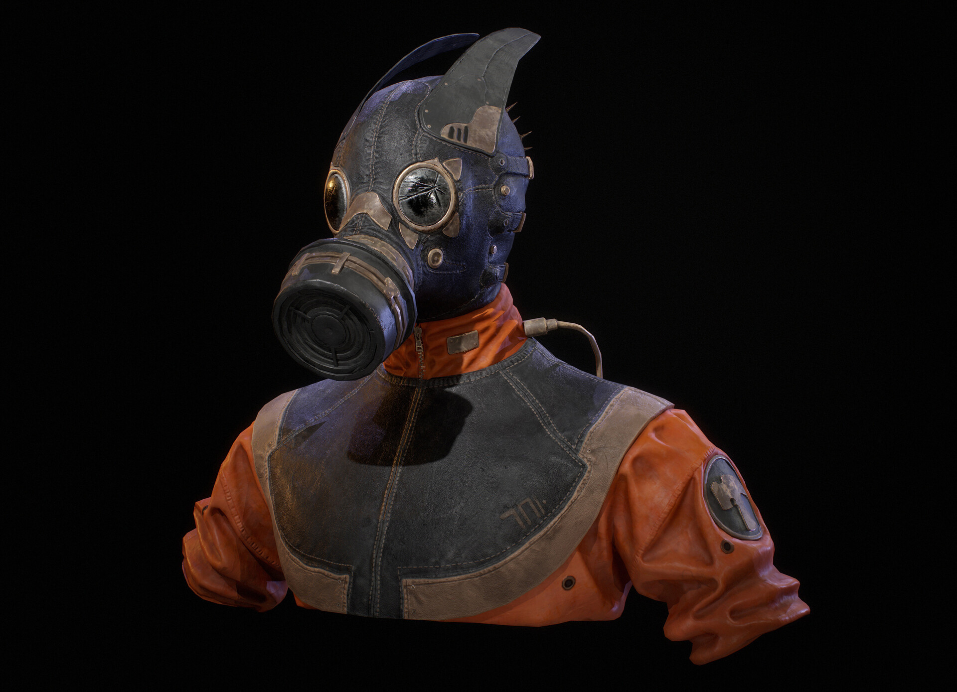 ArtStation - Specter BioTech-Guard - 3D Character Art Bust