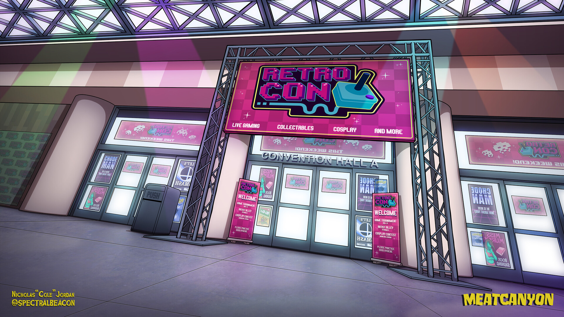 Nicholas (Cole) Jordan - "NOSTALGIA | Melvins Macabre" Background Art