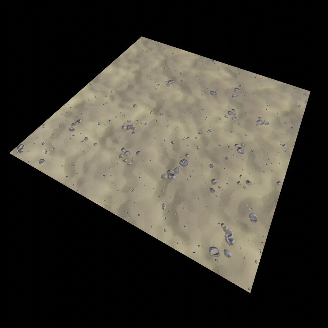 Rich Wong - Procedural Stylized Rocky Ground (Blender)