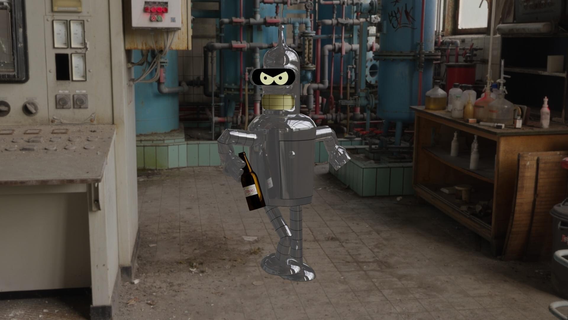 ArtStation - Bender Made in Blender.