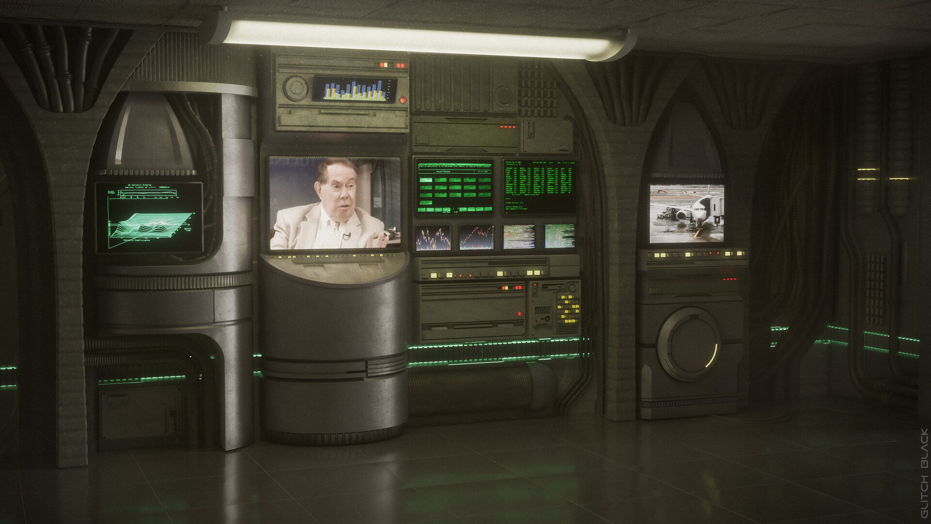 ArtStation - Blade Runner Server Room