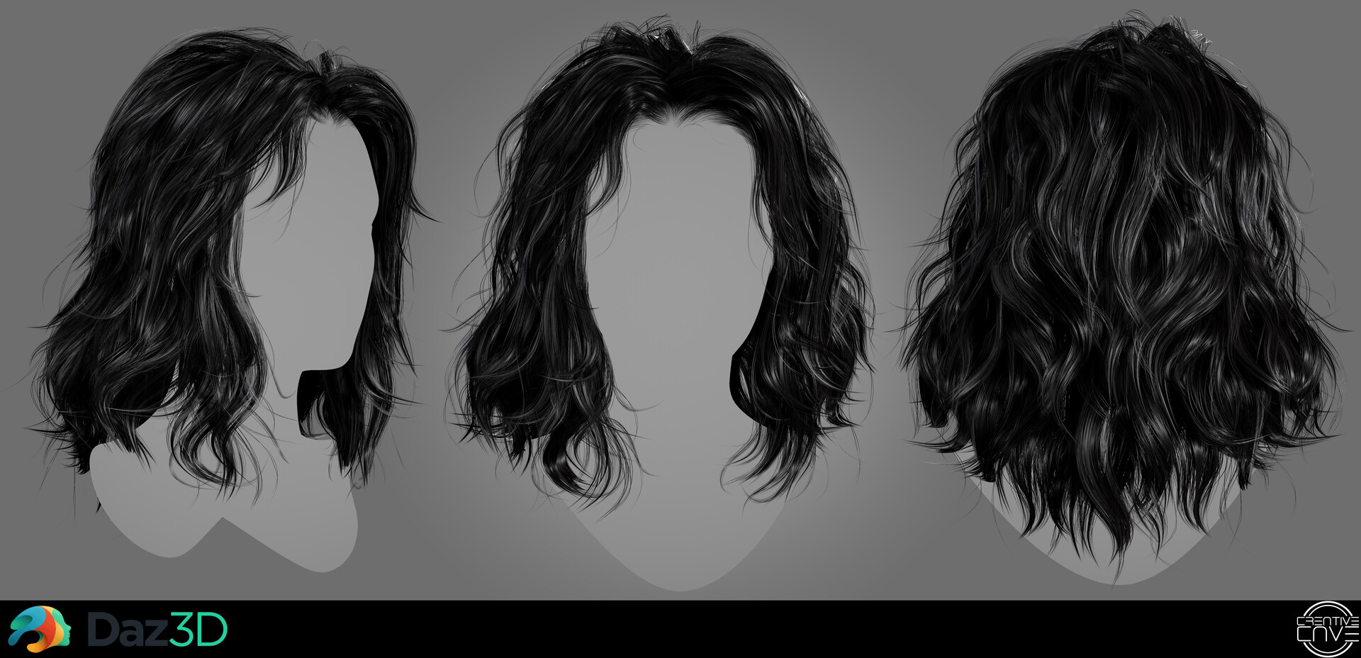 CREATIVE CAVE - DAZ3D- HAIR