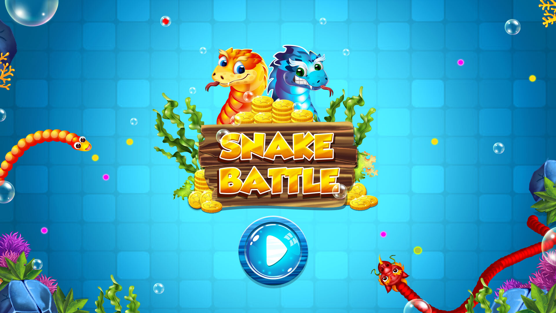 ArtStation - SNAKE BATTLE #REFERENCE #SLITHERGAME #NEWUI #2D GAME UI