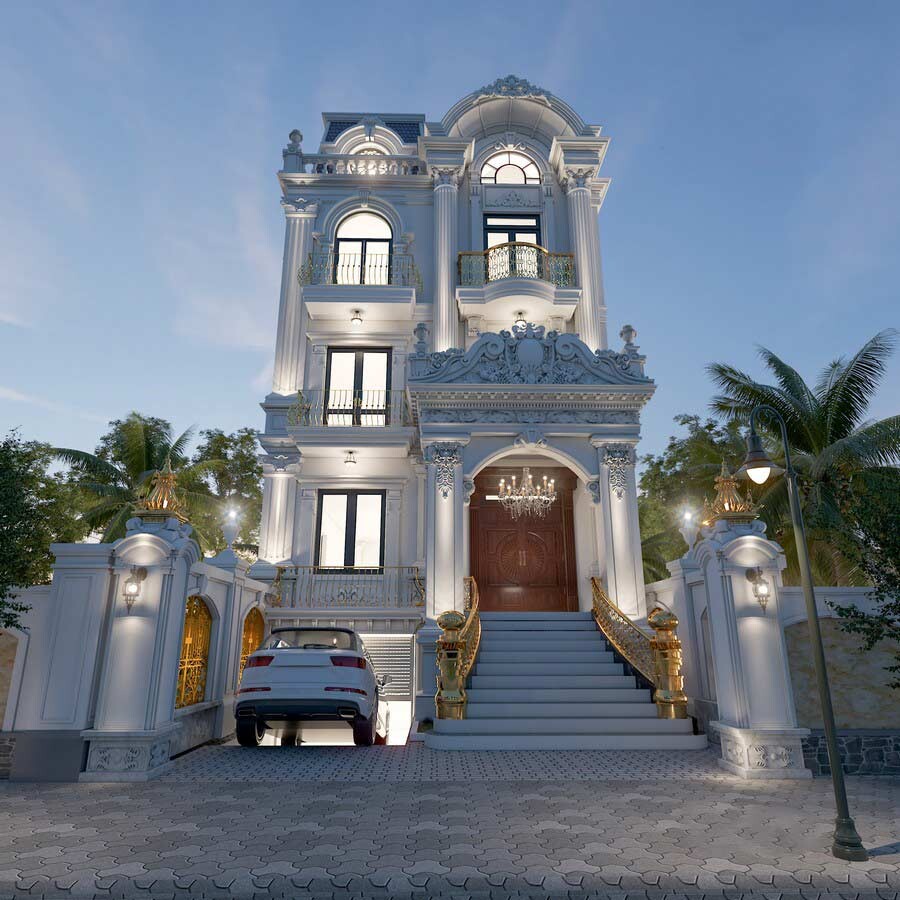 NEOHouse Architecture - 45+ mẫu biệt thự kiểu Pháp 3 tầng ấn tượng xu ...