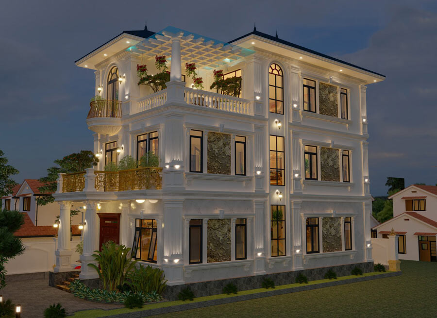 NEOHouse Architecture - 45+ mẫu biệt thự kiểu Pháp 3 tầng ấn tượng xu ...