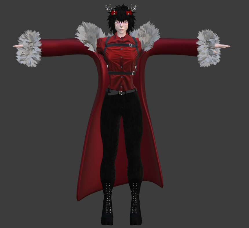 ArtStation - Christmas vrchat avatar