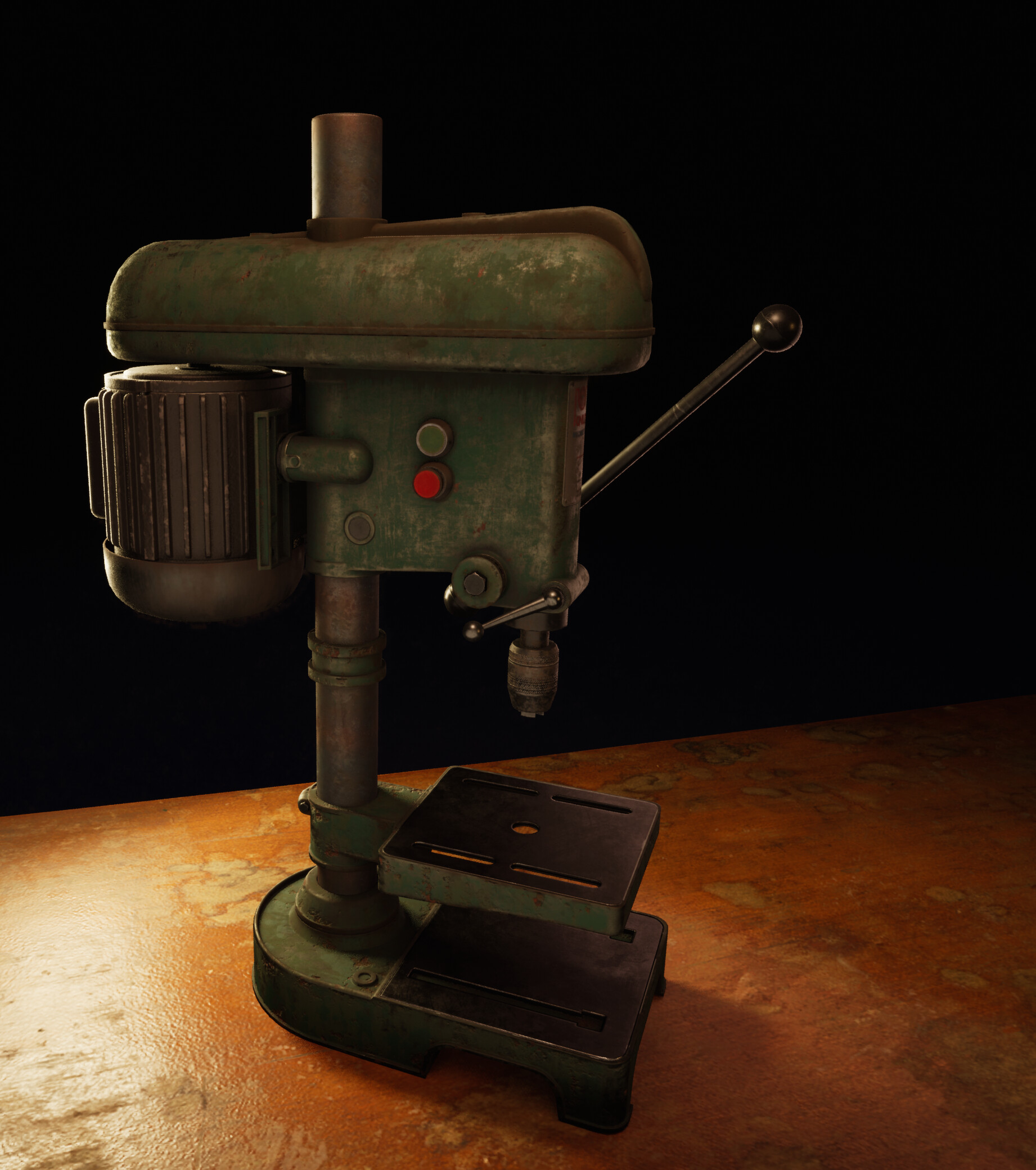 ArtStation - Old vertical drill