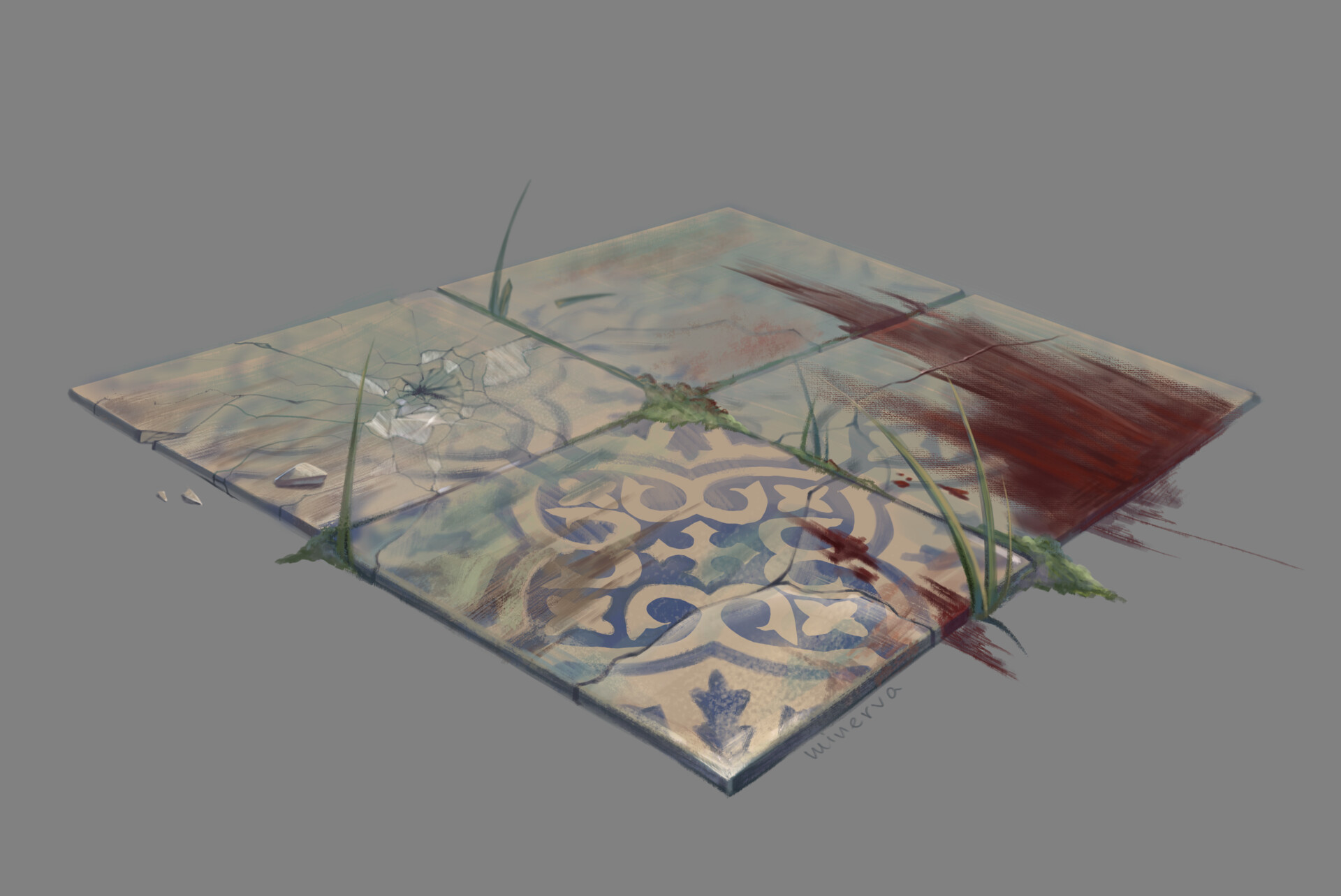 ArtStation - concept of road tile