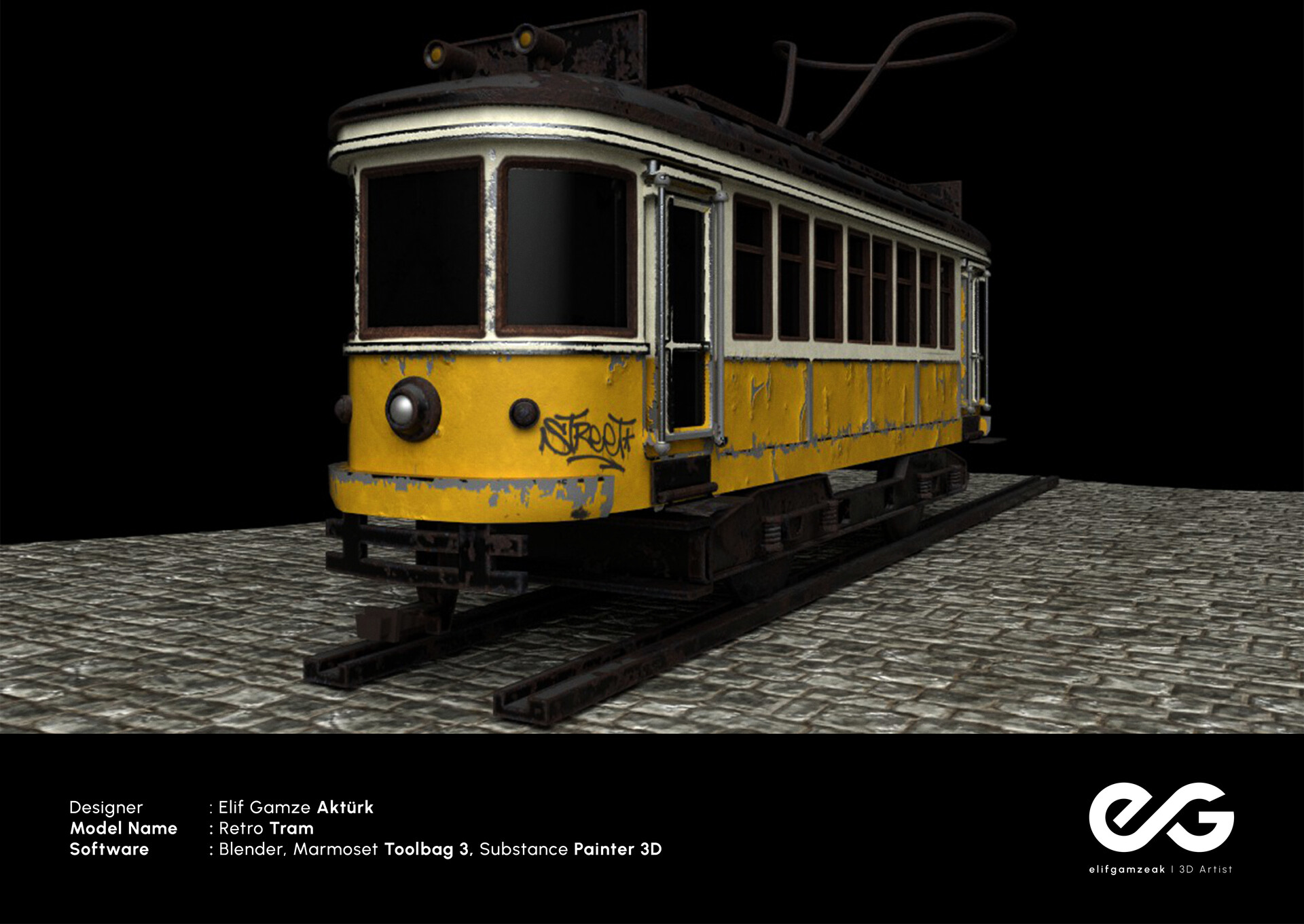 ArtStation - Retro Tram