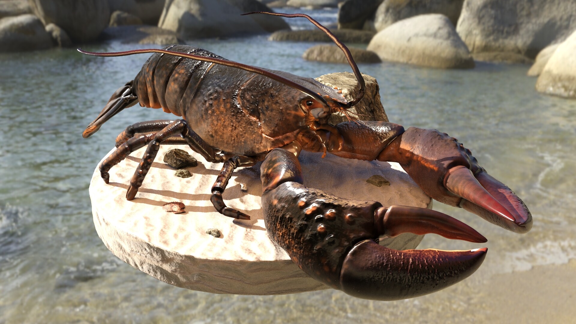 ArtStation - Realistic lobster