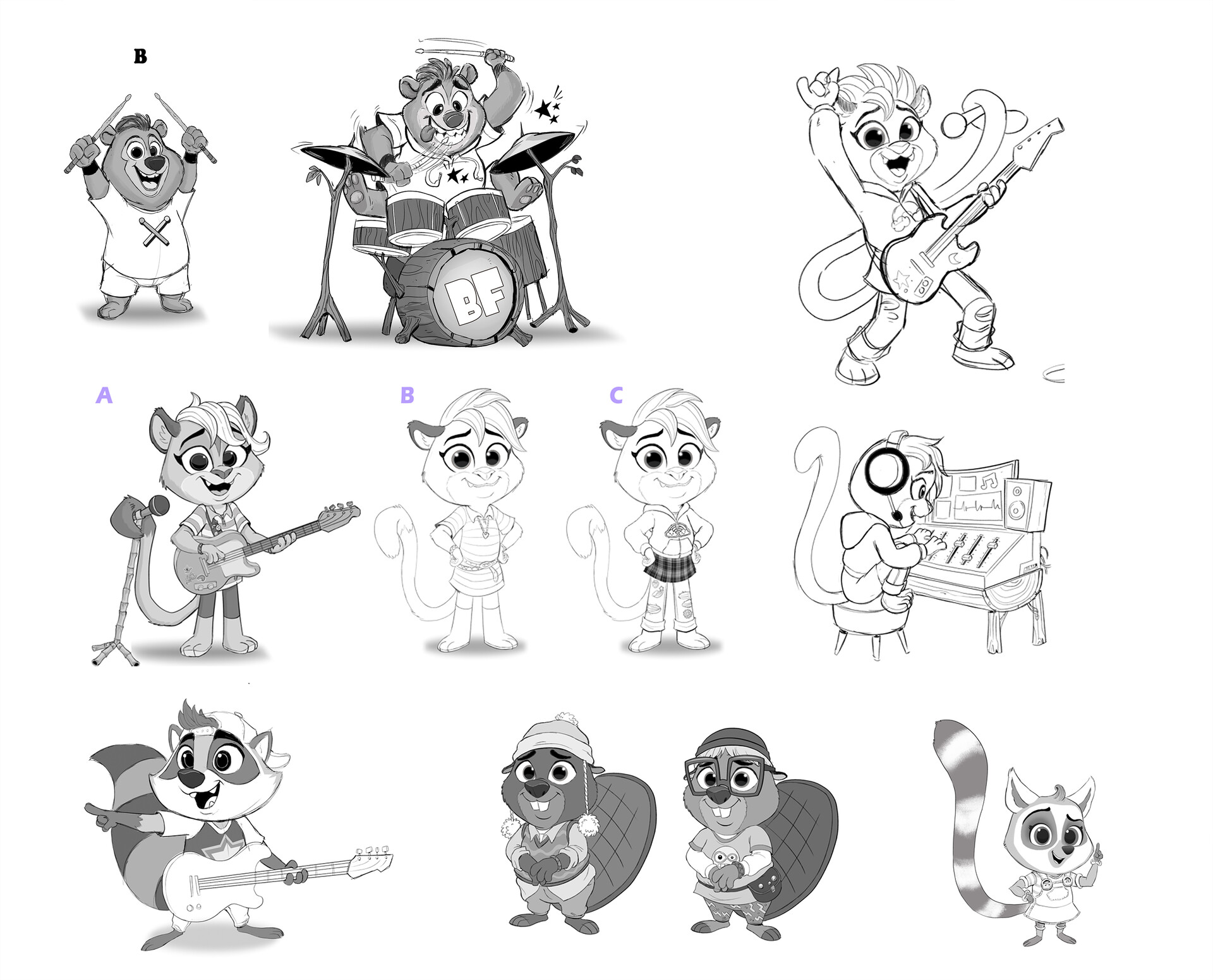 ArtStation - character visual development