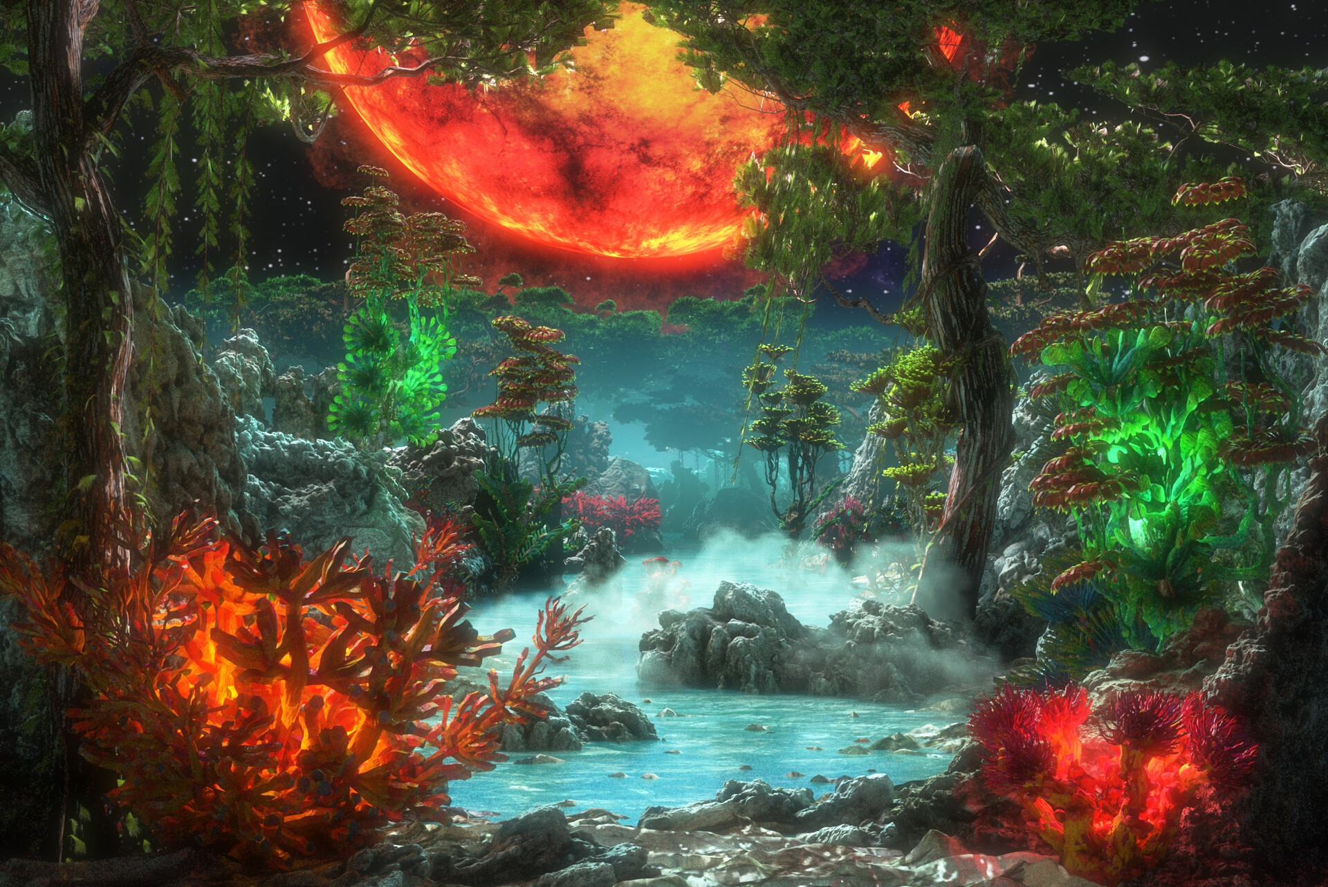 ArtStation - 3D Pandora Planets 2