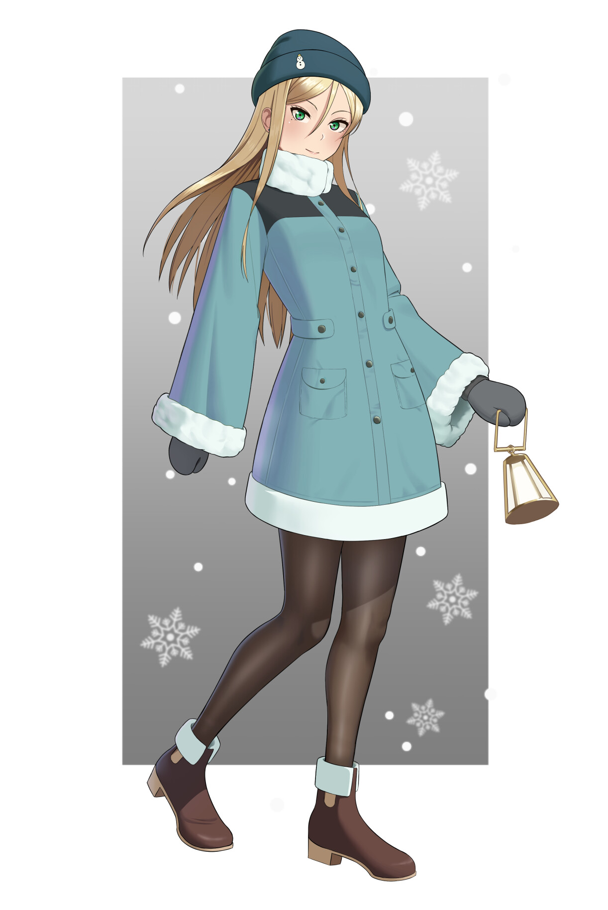 ArtStation - OC Christmas winter outfit 2