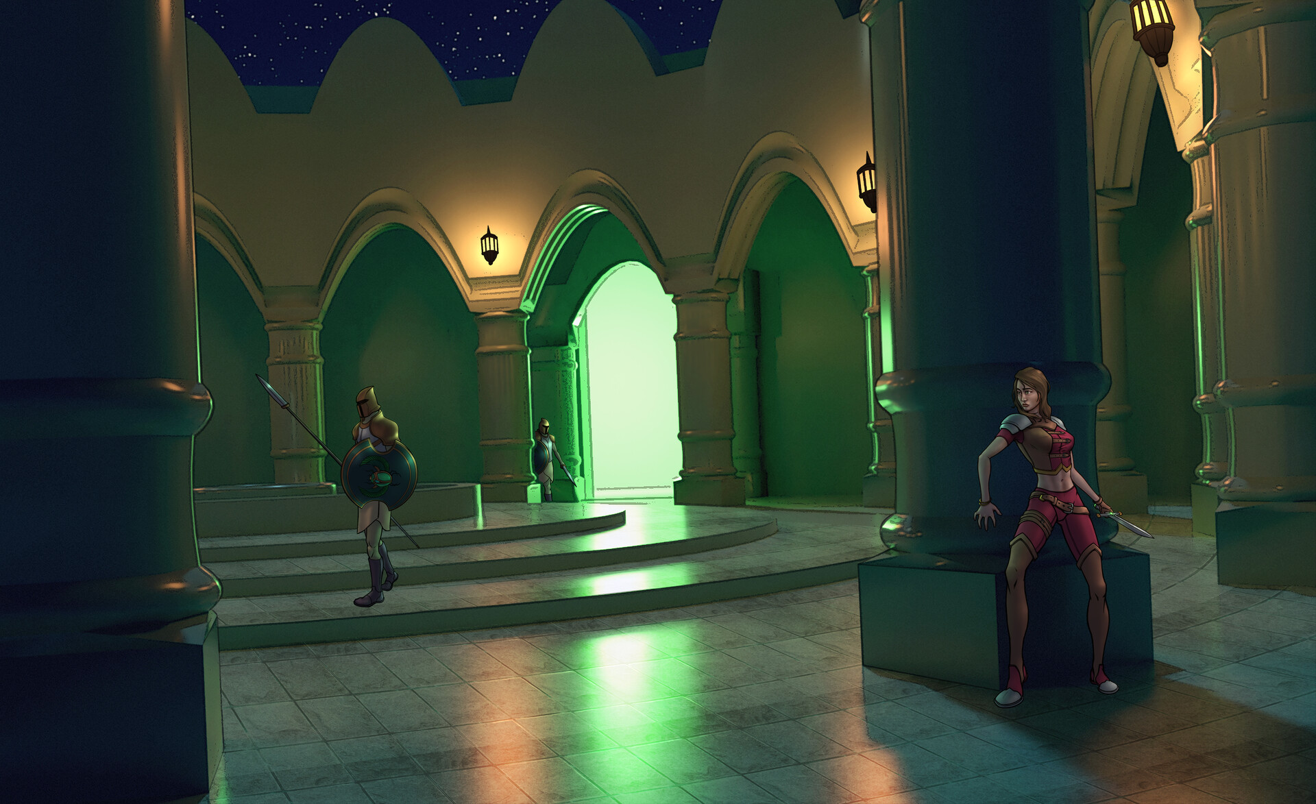 ArtStation - Concept Design: Character Key Art