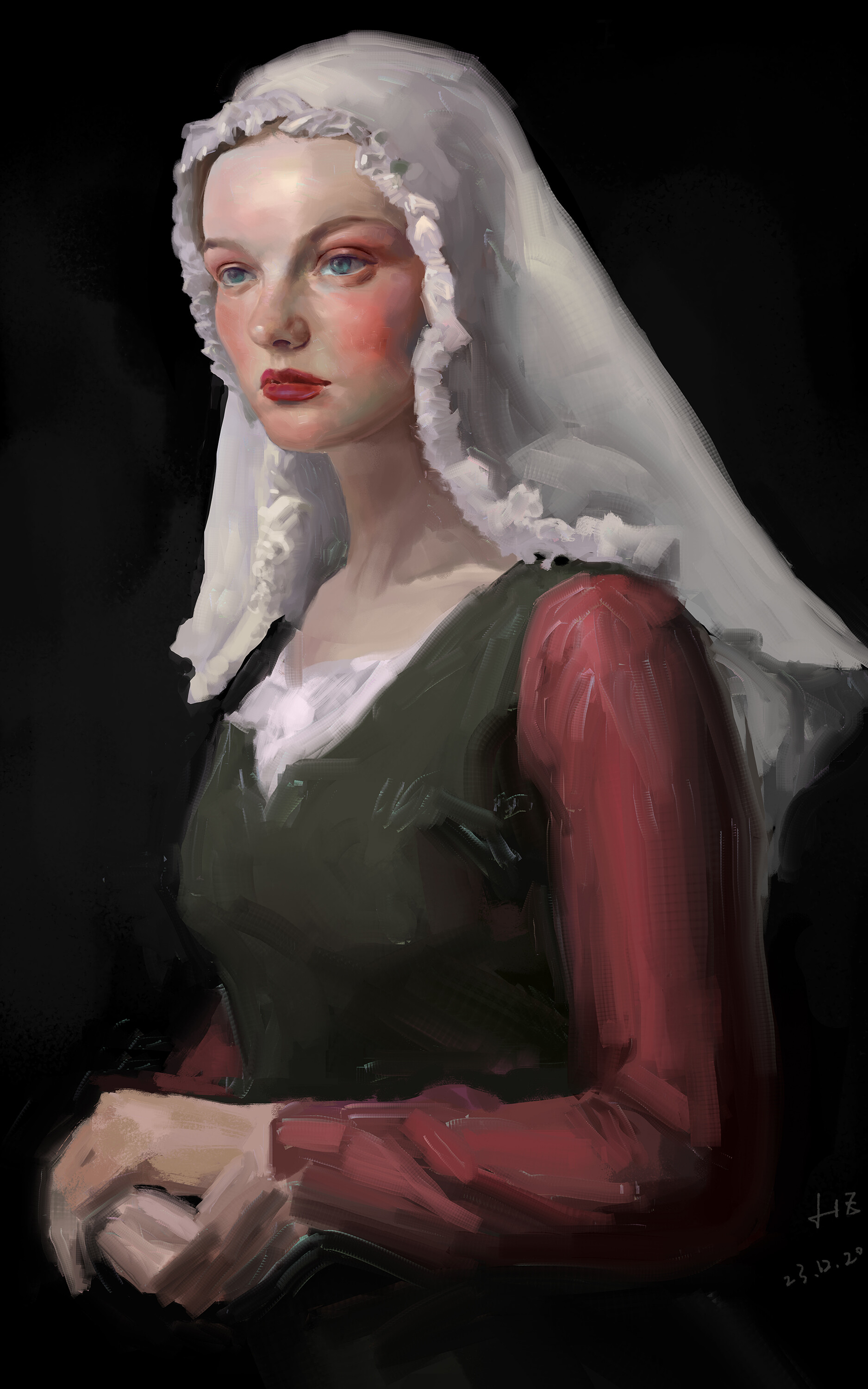 ArtStation - medieval nun