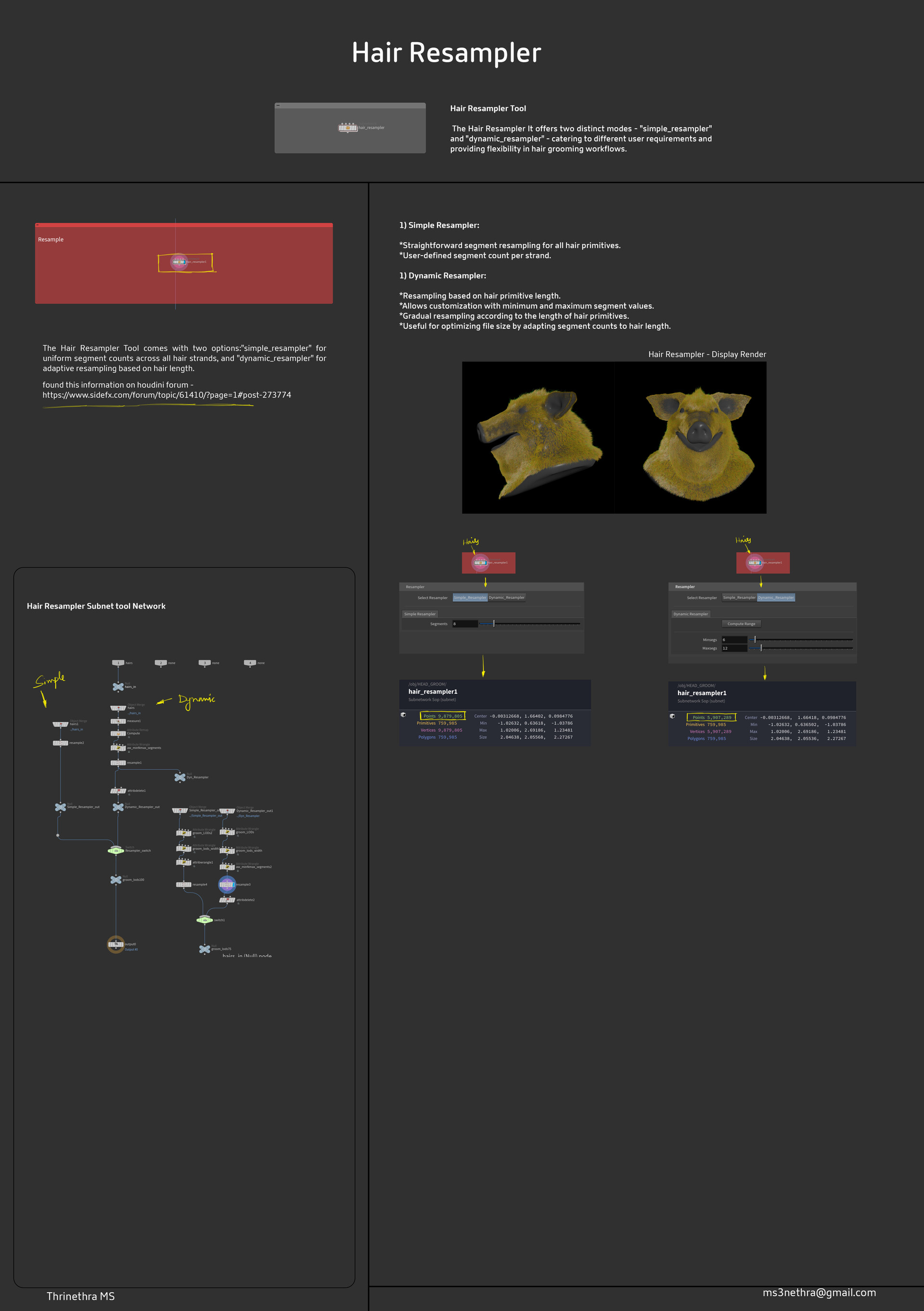 thrinethra ms - Houdini Groom Template